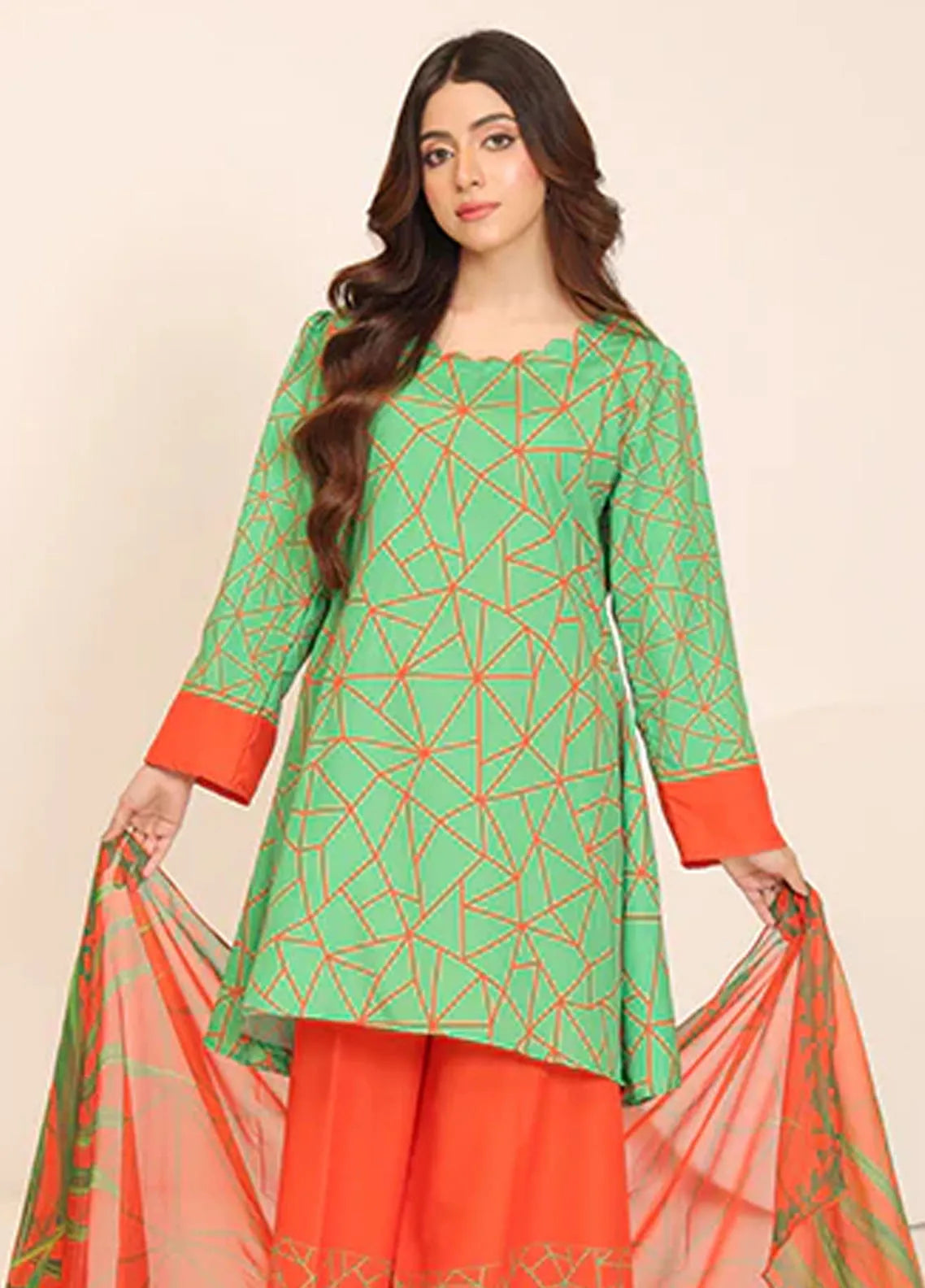 Floret by Nazmina Printed Lawn Suit Unstitched 3 Piece LD-21 Dawn Serenade - Summer Collection ...