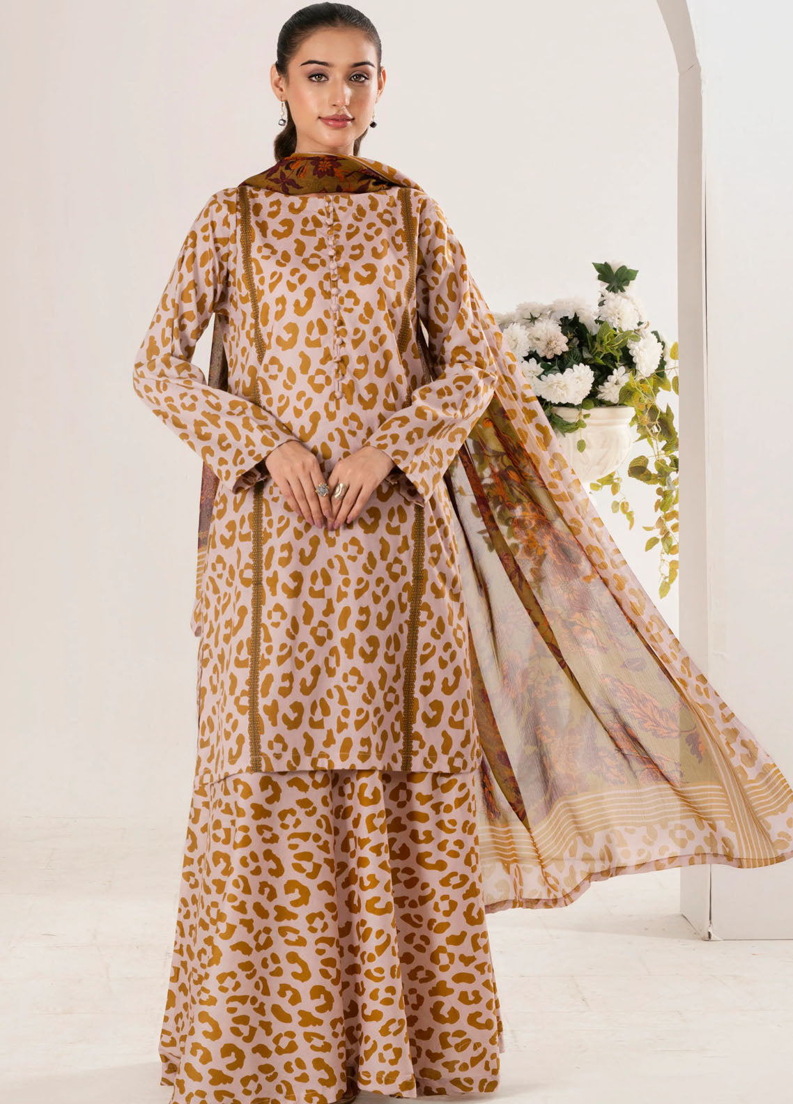 Frilly Flowers by Feathers Printed Lawn 3 Piece Suits Jovell – Sanaulla Store