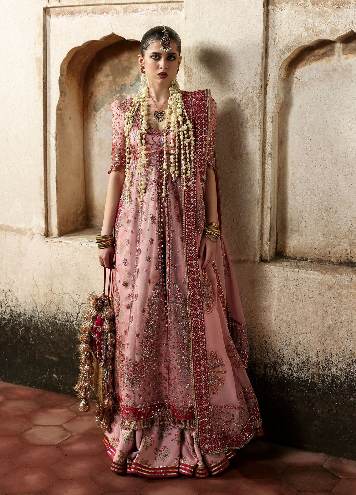 Massarat by Hussain Rehar Embroidered Organza Suits Unstitched 3 Piece ...