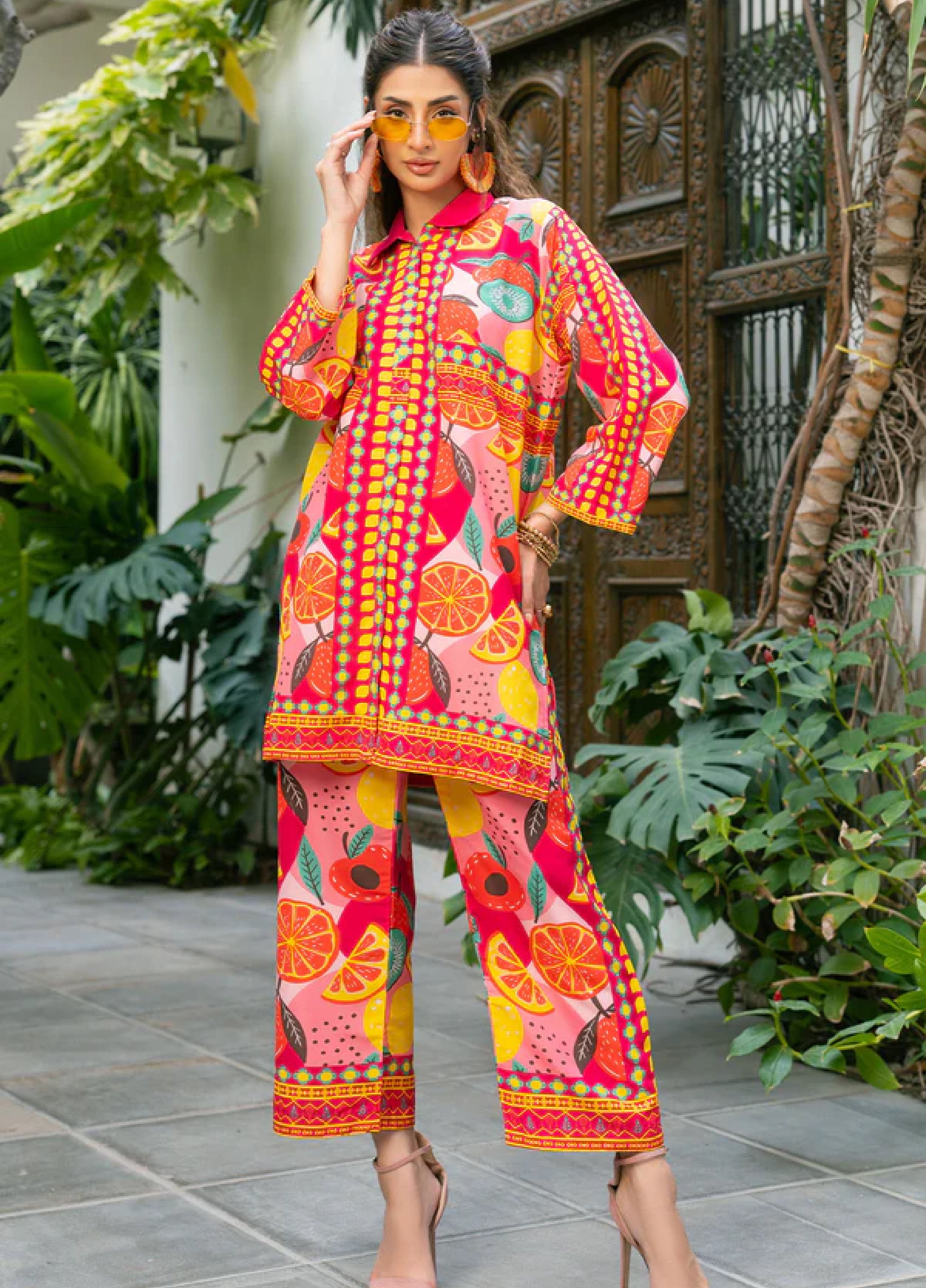 Nairah Women Pret Printed Arabic Lawn Suit NAH26PN Capa Cabana - Spring ...