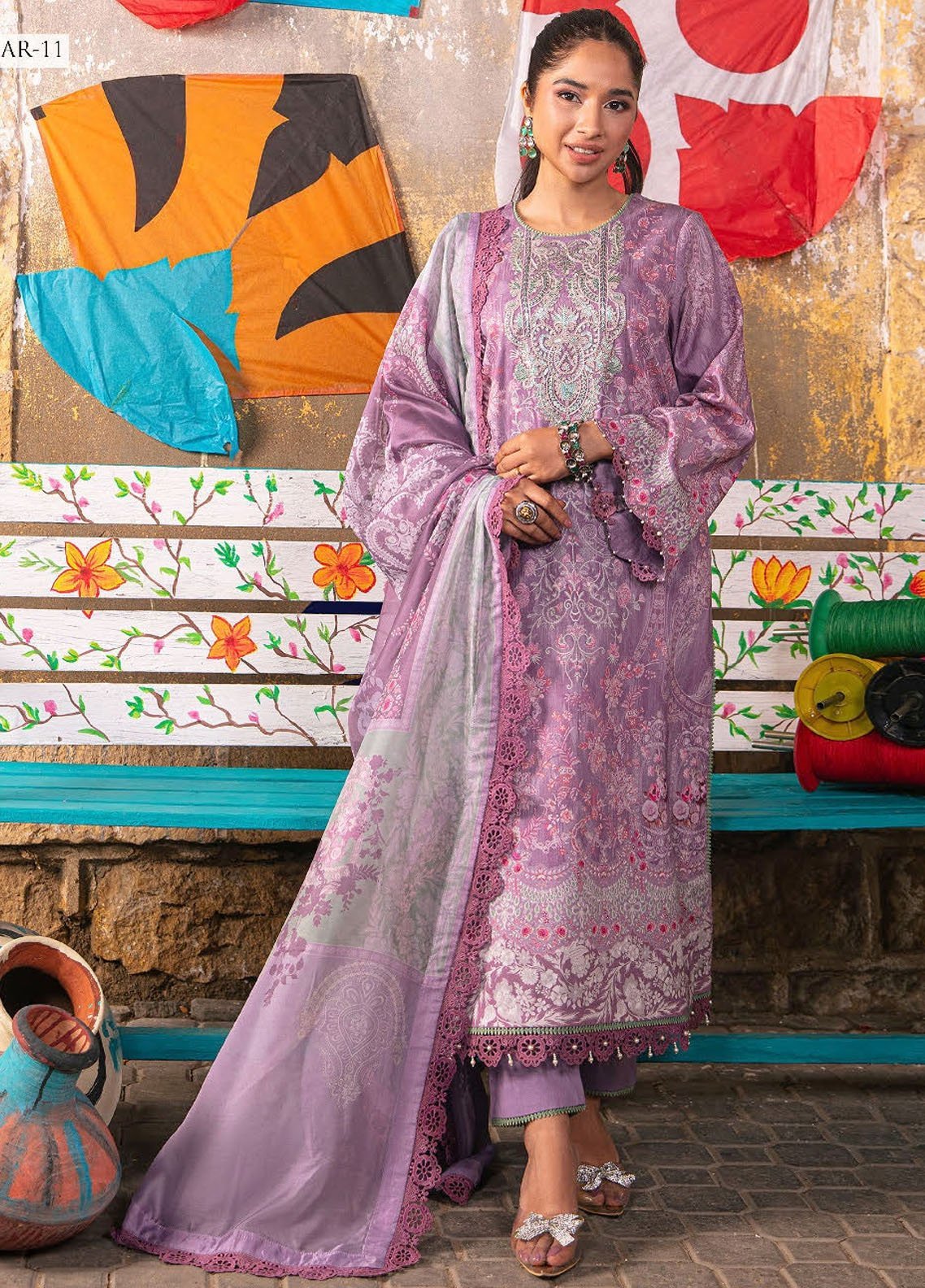 Aira by Asim Jofa Embroidered Jacquard Suits Unstitched 3 Piece AJ24AS ...