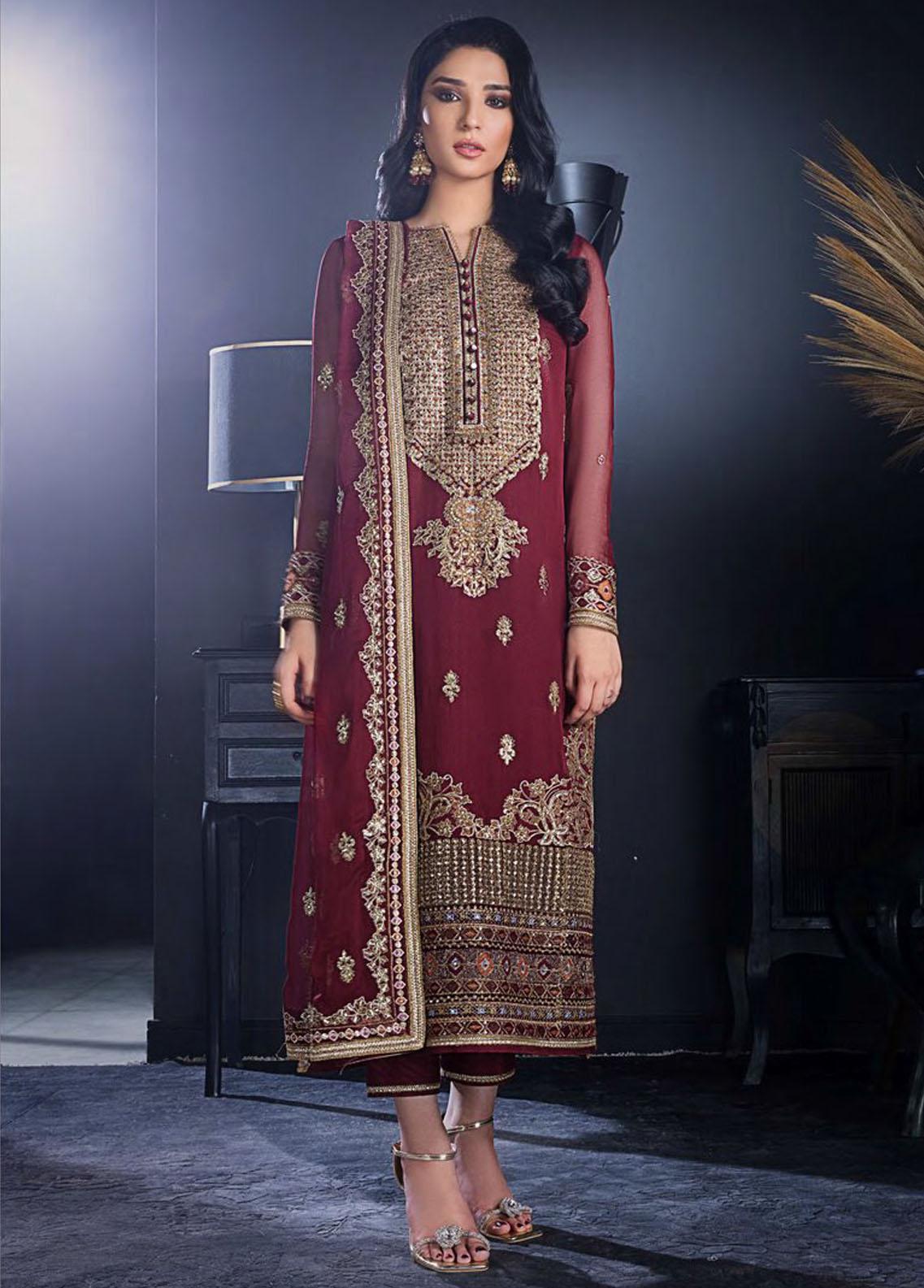 The Ramsha Edit by Asim Jofa Embroidered Suits Unstitched 3 Piece ...