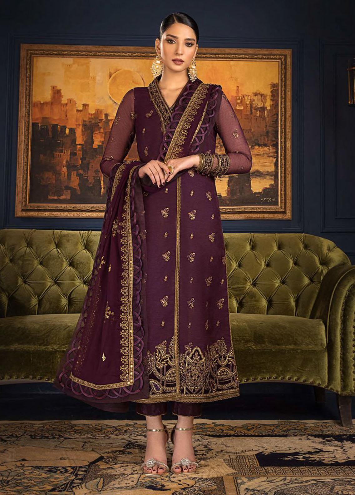 The Ramsha Edit by Asim Jofa Embroidered Suits Unstitched 3 Piece ...