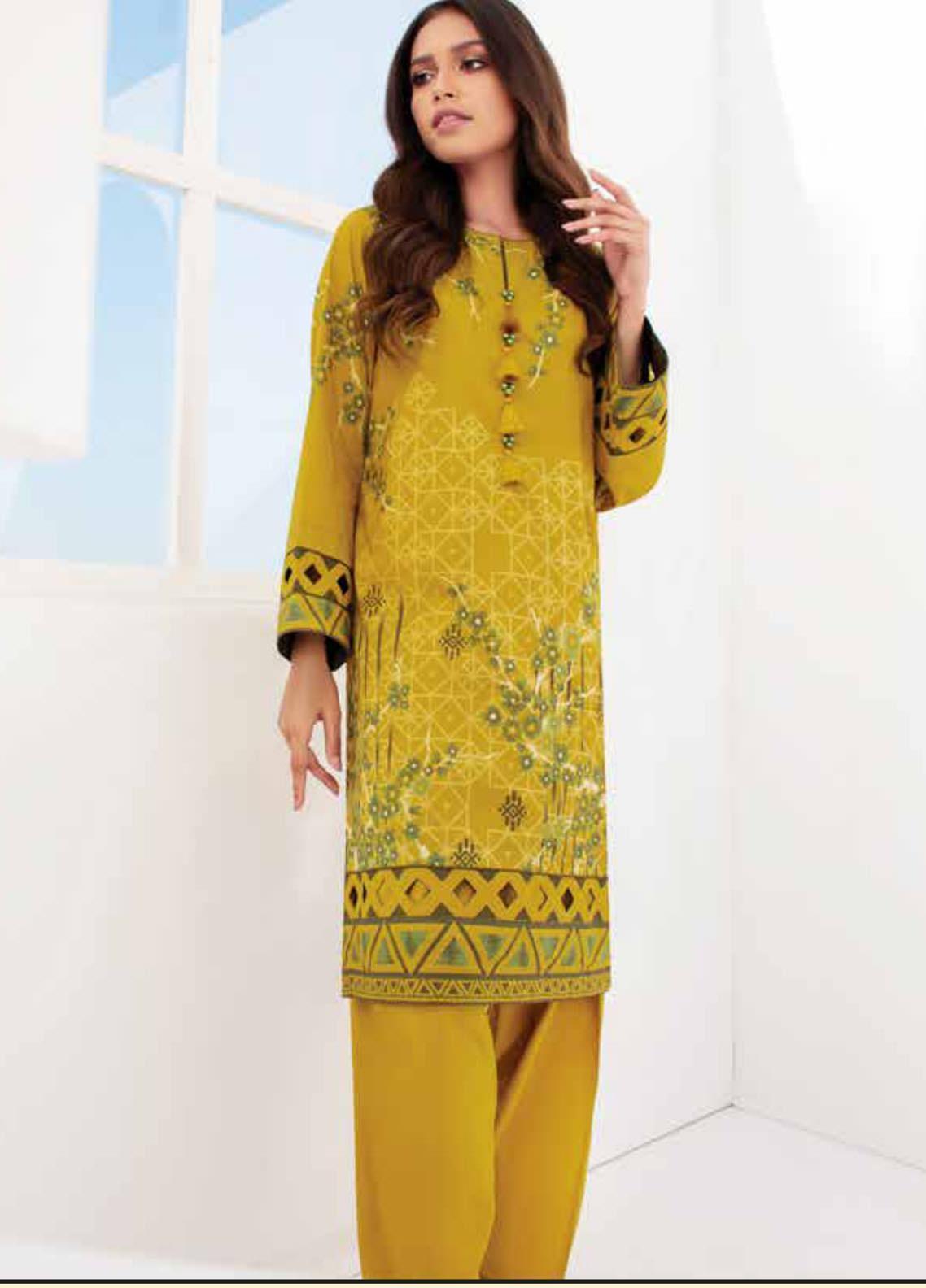 Al Karam Printed Lawn Suits Unstitched 2 Piece AK21S-2 SS-17.1-21-2 ...