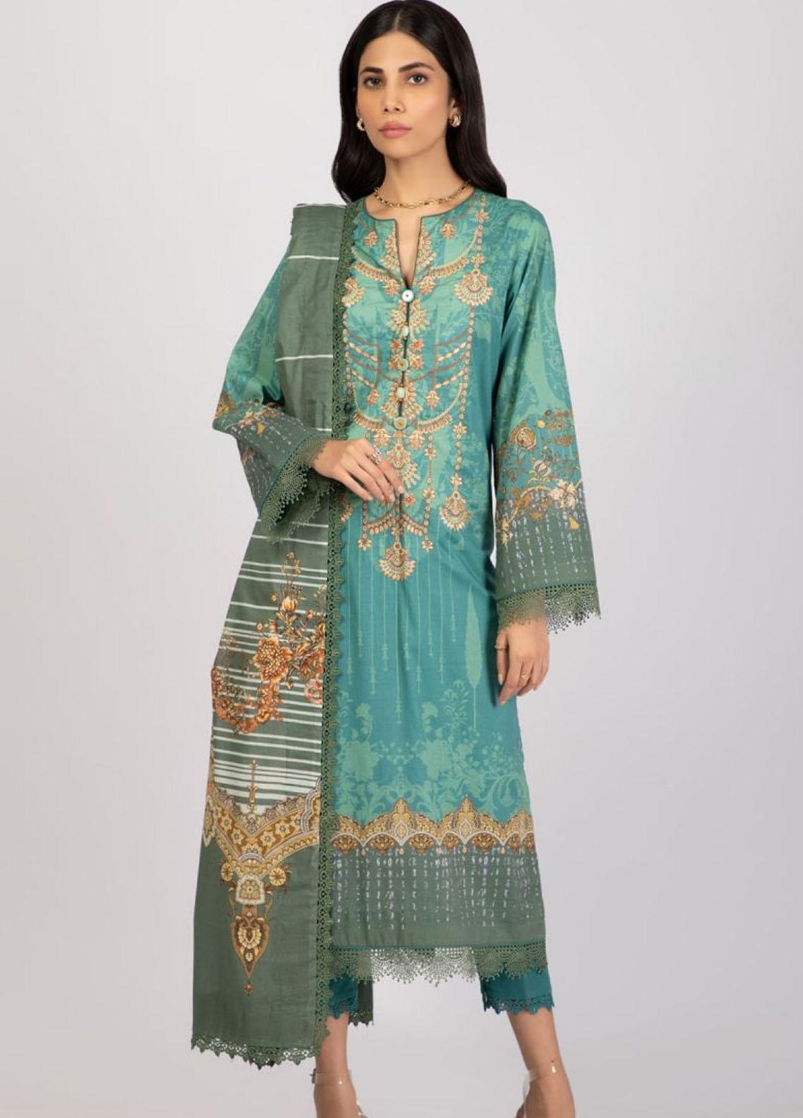 Al Karam Embroidered Lawn Suits Unstitched 3 Piece AK22S SS-34.1-22 ...