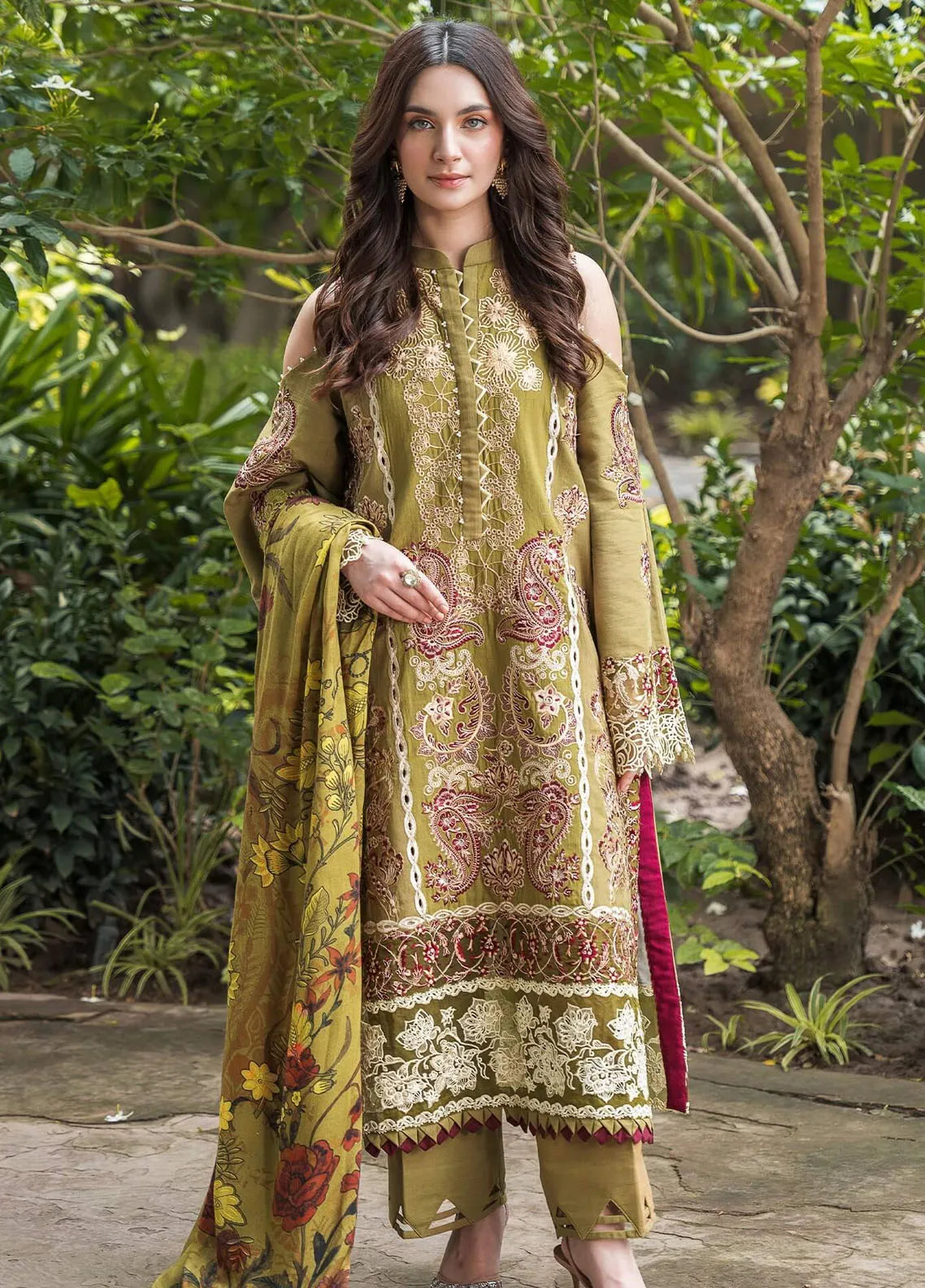 Asifa and Nabeel Embroidered Khaddar Suits Unstitched 3 Piece AN24W2 ...