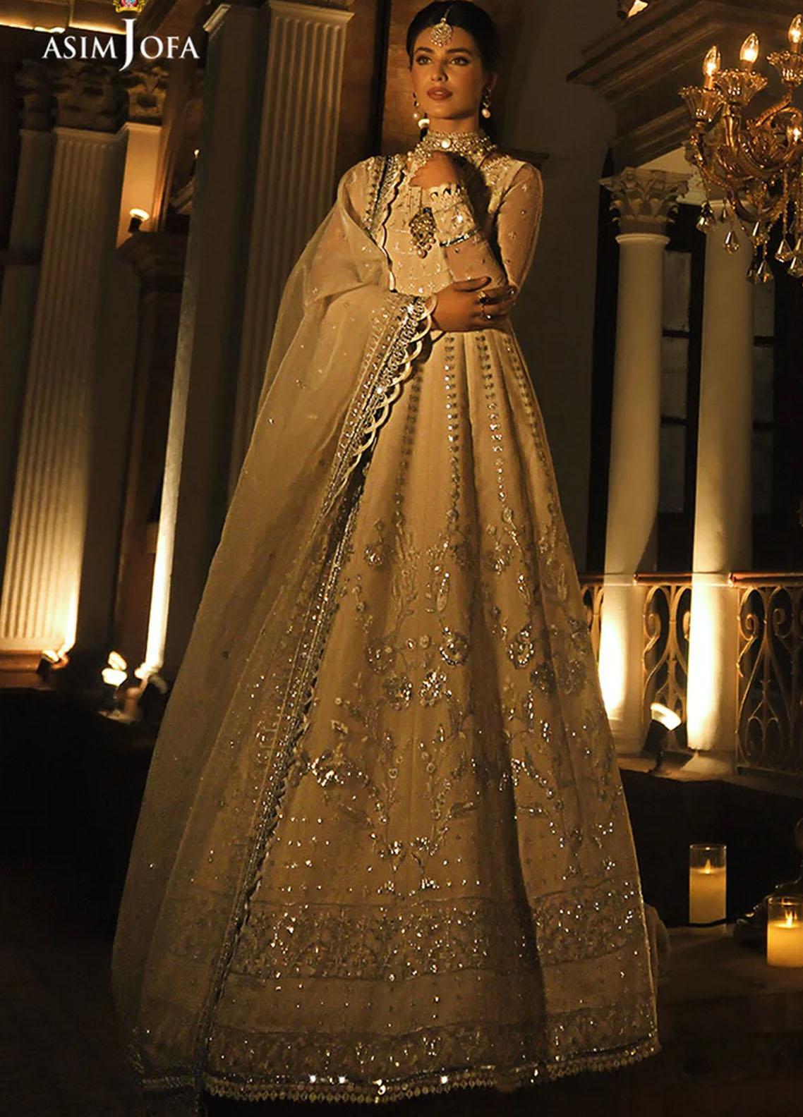 Sadqay Tumharay By Asim Jofa Embroidered Organza Suits Unstitched 3 ...
