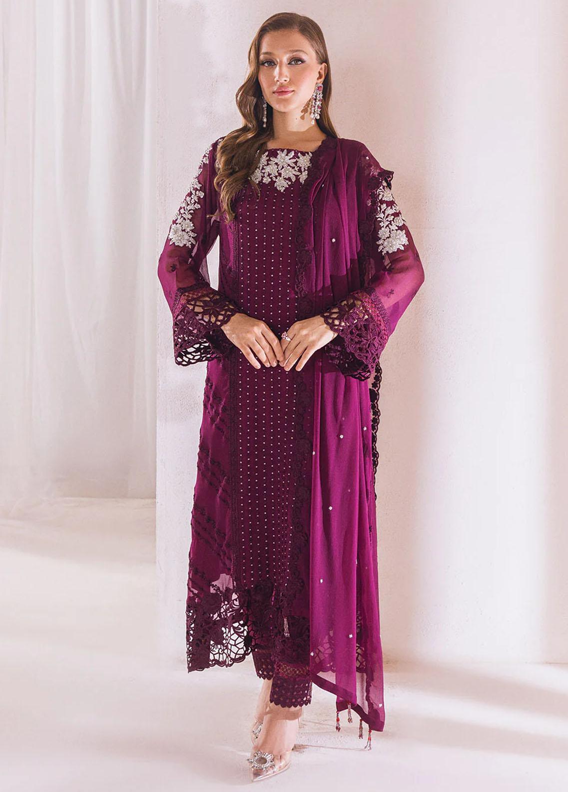 Azure Embroidered Suits Unstitched 4 Piece AZU23LE Dreamy Glint ...