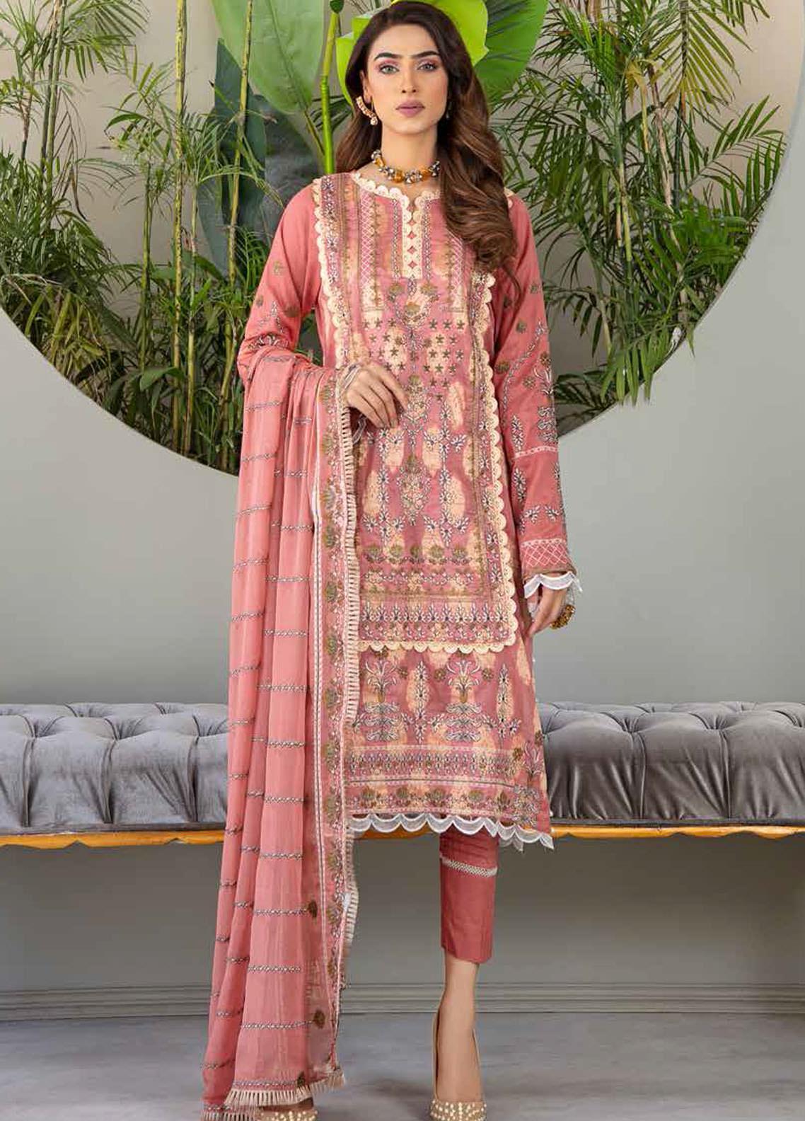 Banafsheh Embroidered Lawn Suits Unstitched 3 Piece BF21LF D-05 ...