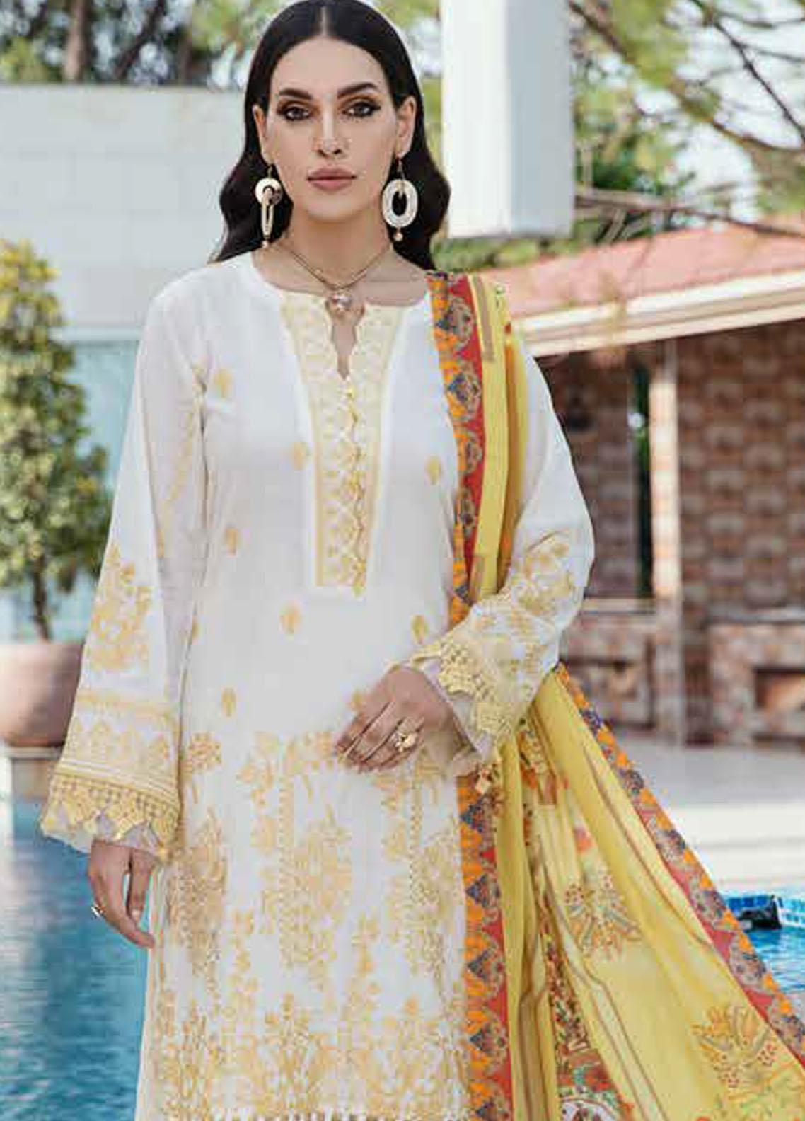 Banafsheh Embroidered Lawn Suits Unstitched 3 Piece BFPEL22 BNP/13 ...
