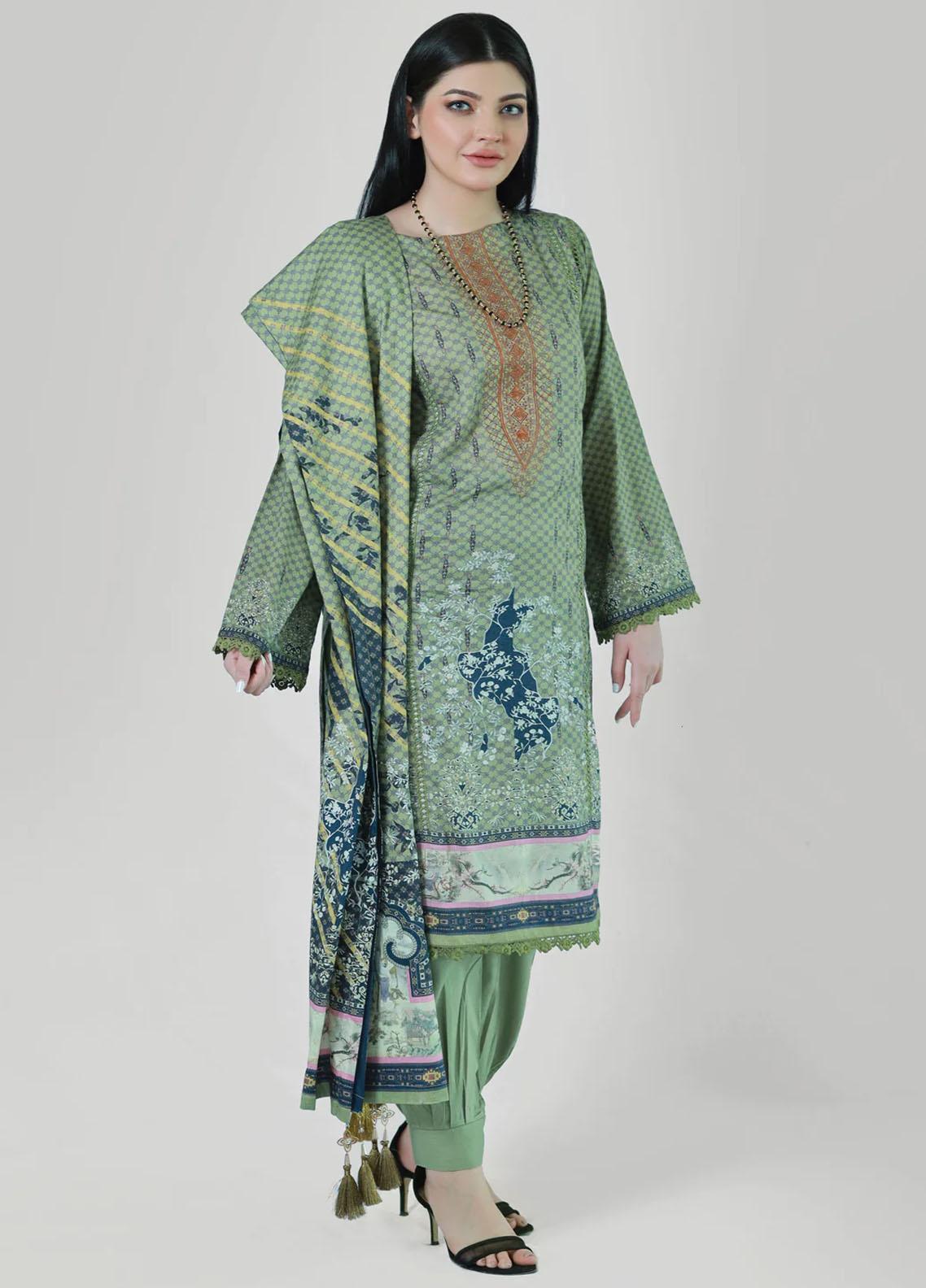 Bareeq Printed Lawn Suits Unstitched 3 Piece BRQ23U Dusky Hue - Summer ...