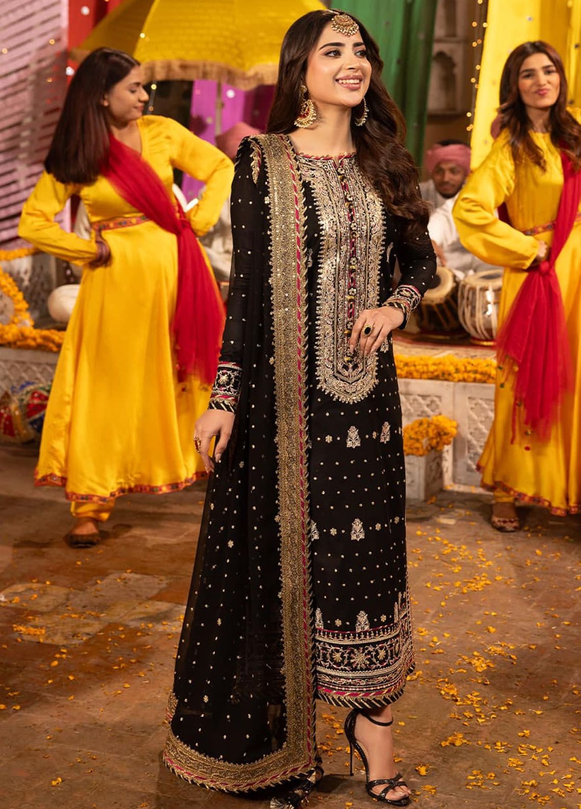Chamak Damak by Asim Jofa Embroidered Silk Suits Unstitched 3 Piece ...