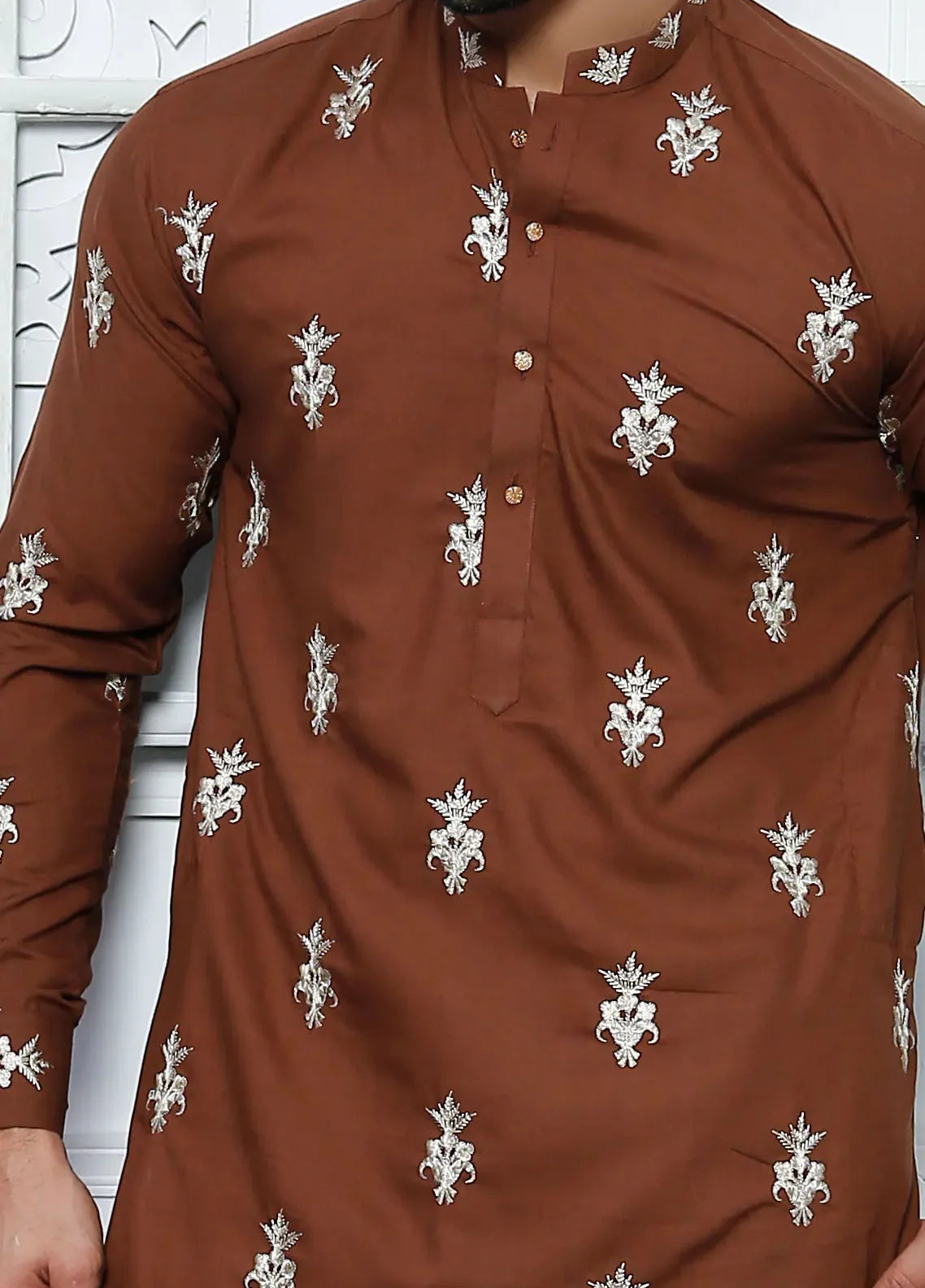 Edge Republic Embroidered Men Kurta Pajama - ER 503 – Sanaulla Store