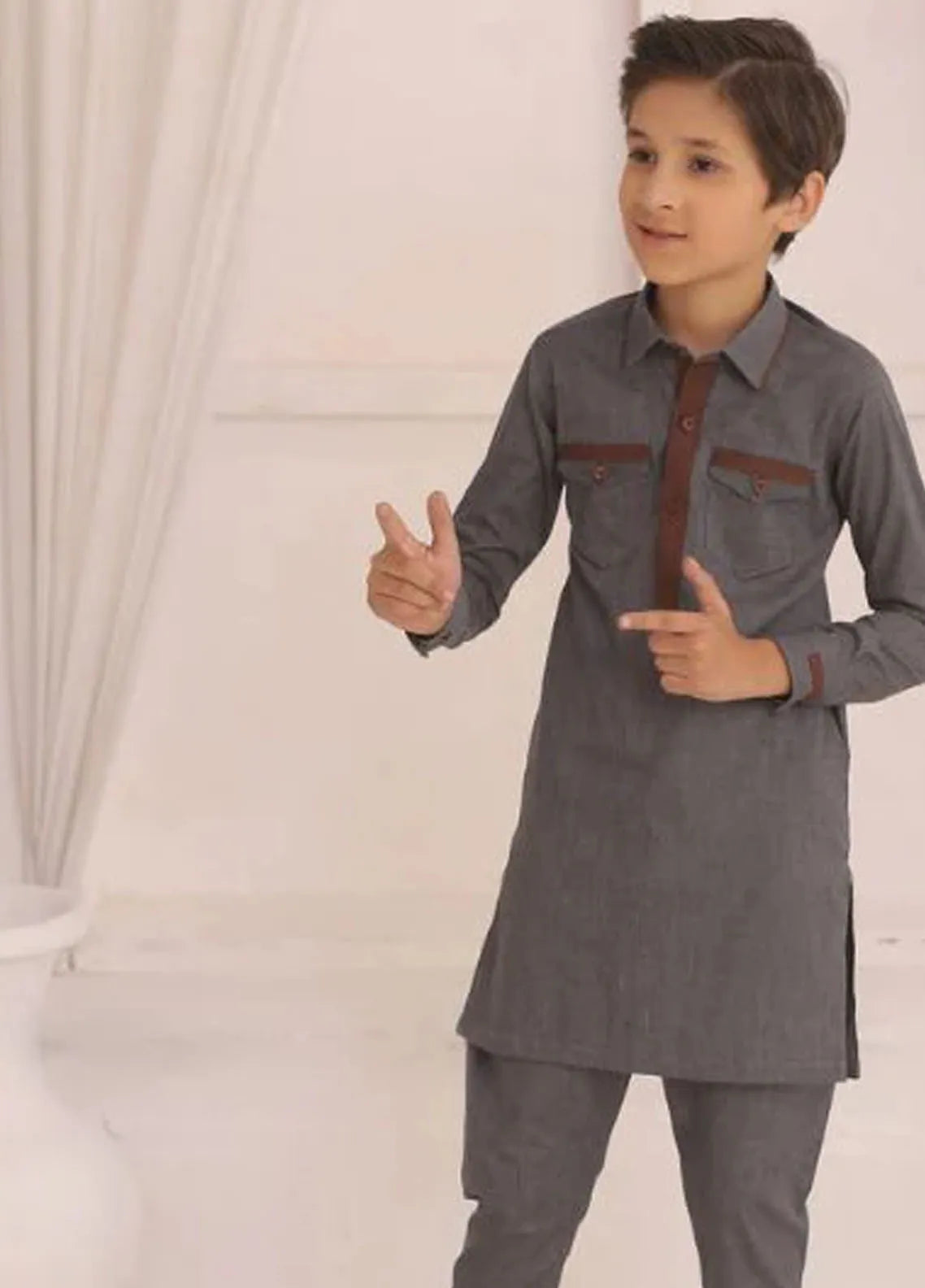 Edge Republic Fancy Kid Kurta Pajama - ER FS 10 Son – Sanaulla Store
