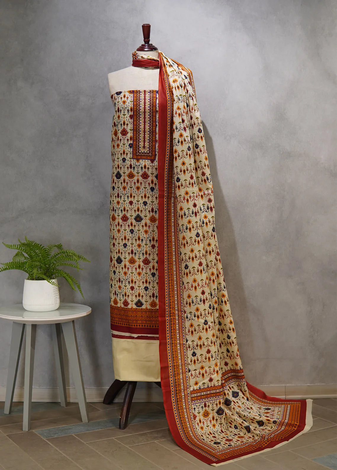 Farah n Faria By Bin Saeed Printed Lawn Suit Unstitched 3 Piece BS24F D ...