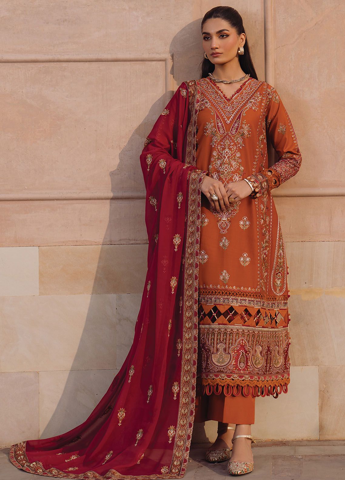 Farozaan By Xenia Formals Embroidered Lawn Suit Unstitched 3 Piece ...