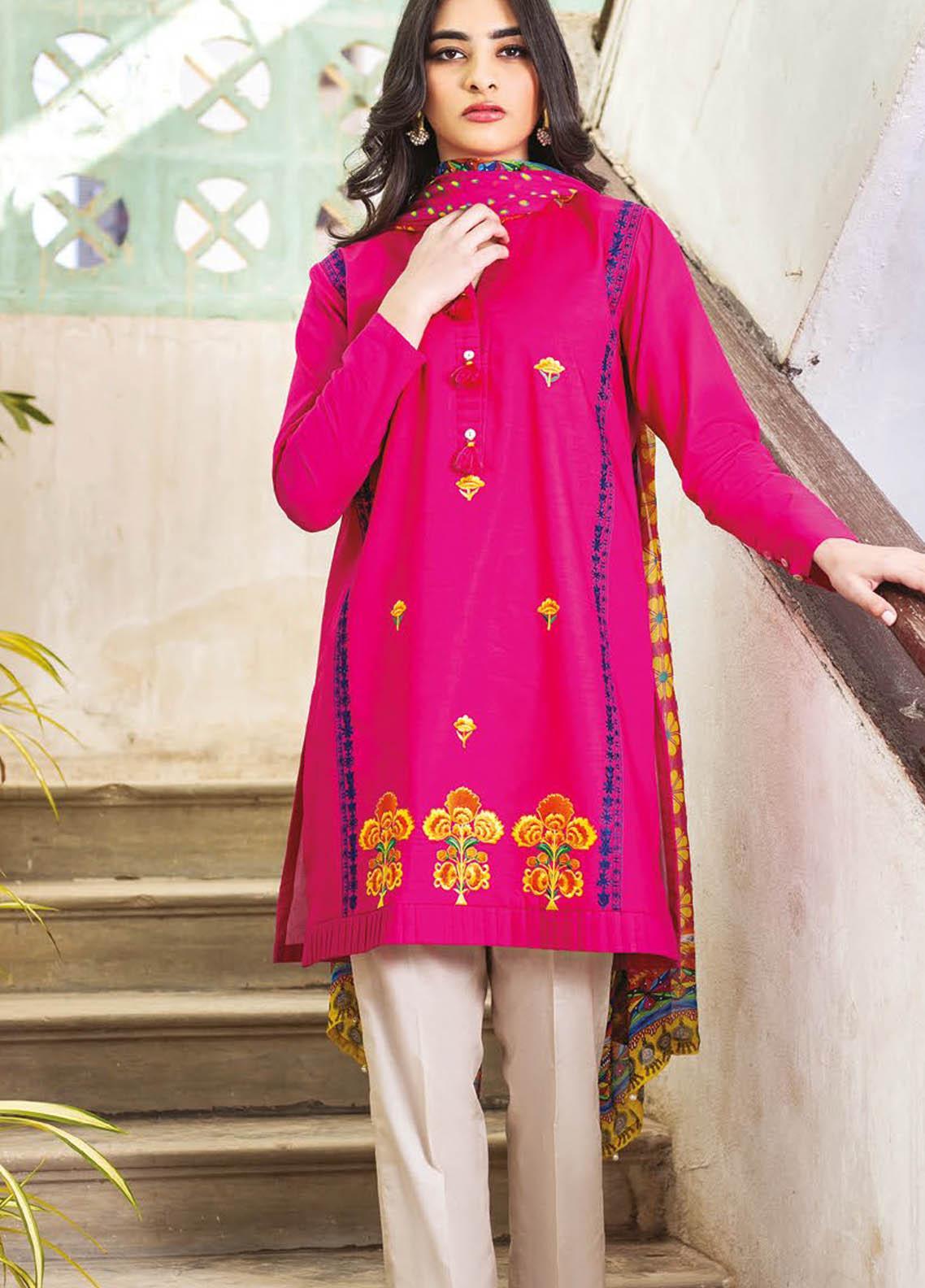 Orient Textile Embroidered Lawn Suits Unstitched 3 Piece OTL-21-013 ...