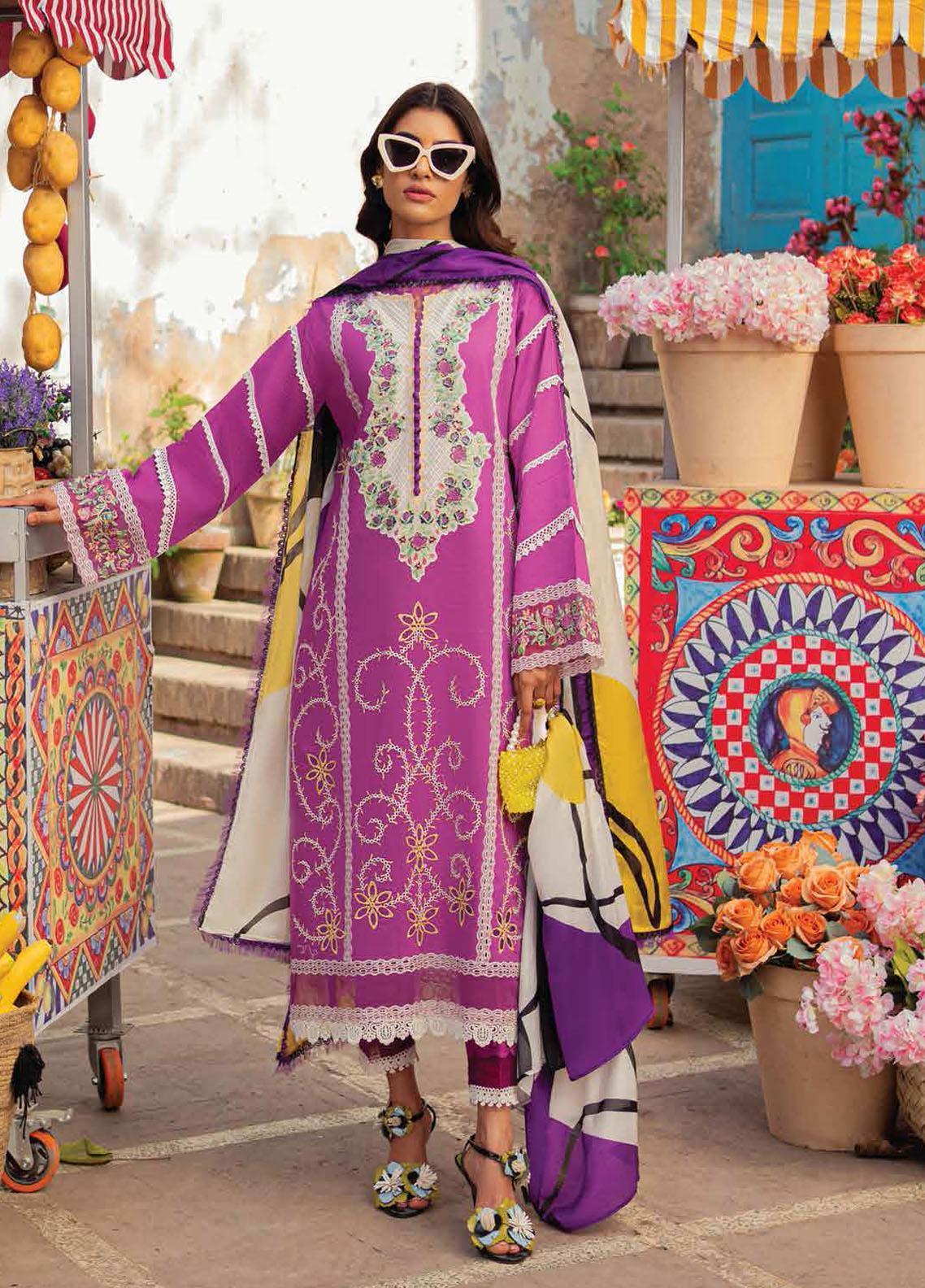 Hemline by Mushq Embroidered Lawn Suits Unstitched 3 Piece MQ23HMS ...