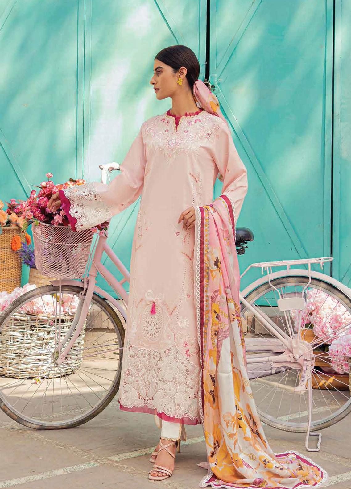 Hemline by Mushq Embroidered Lawn Suits Unstitched 3 Piece MQ23HMS ...