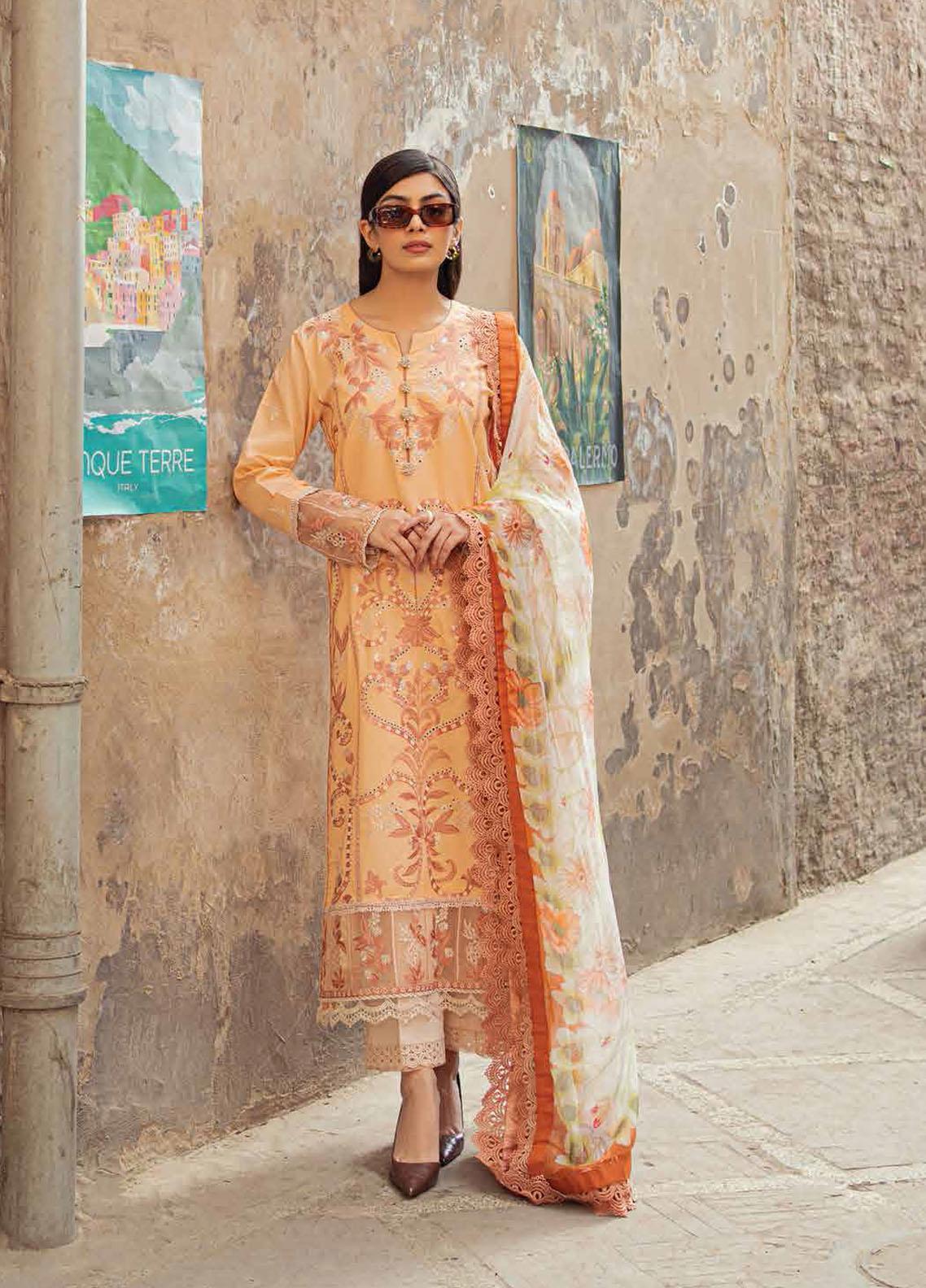 Hemline by Mushq Embroidered Lawn Suits Unstitched 3 Piece MQ23HMS ...