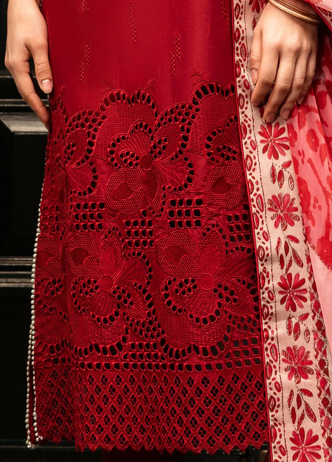 Hemline Odyssey By Mushq Embroidered Lawn Suit Unstitched 3 Piece MQ24H ...