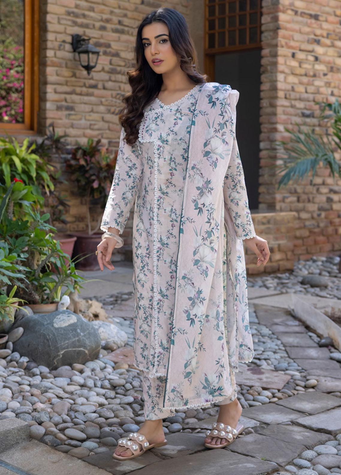 Identic Separates By Regalia Textiles Printed Lawn Suits Unstitched 3 ...