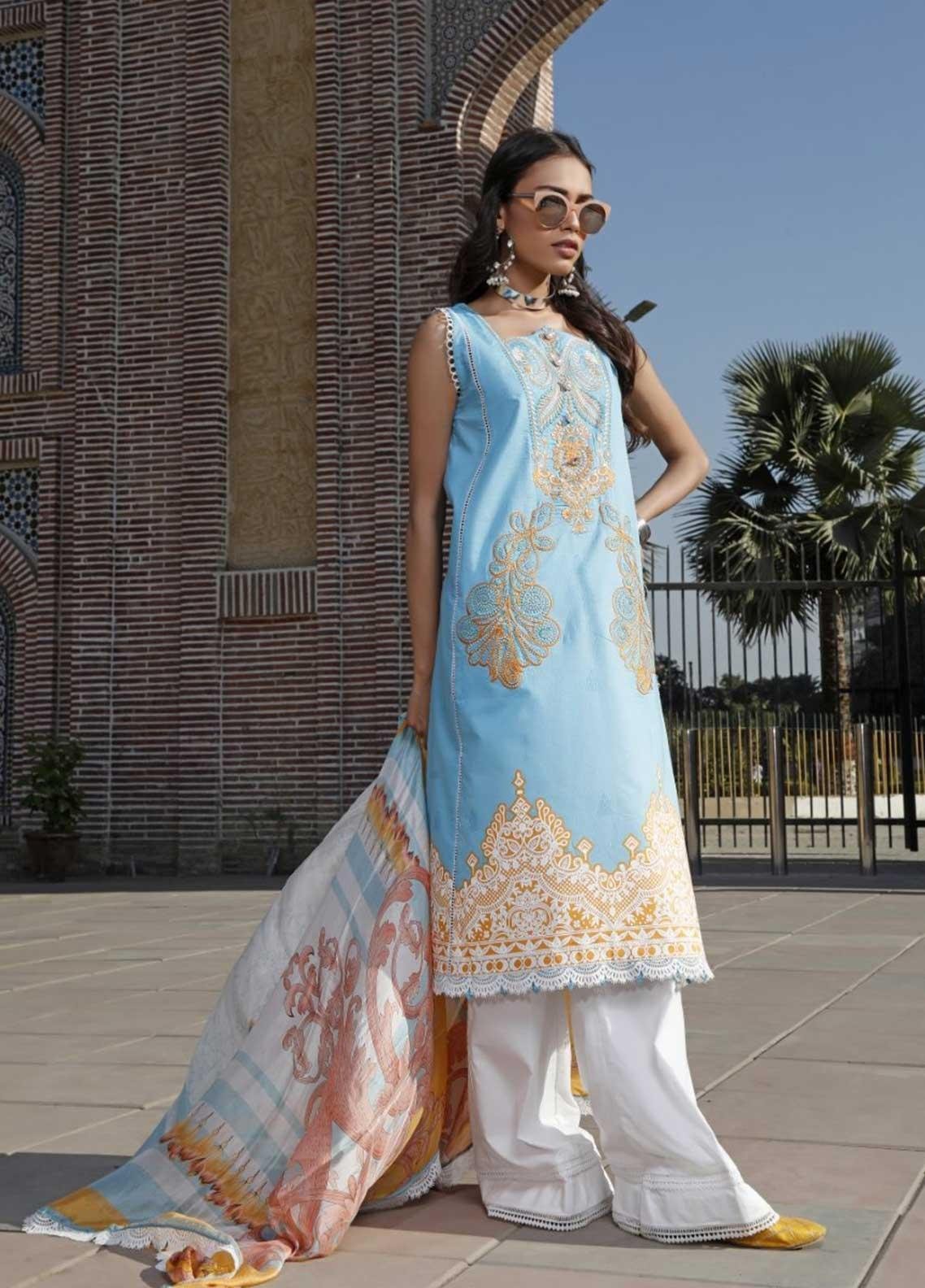 Ittehad Textiles Embroidered Lawn Suits Unstitched 3 Piece IT21EL ITE ...