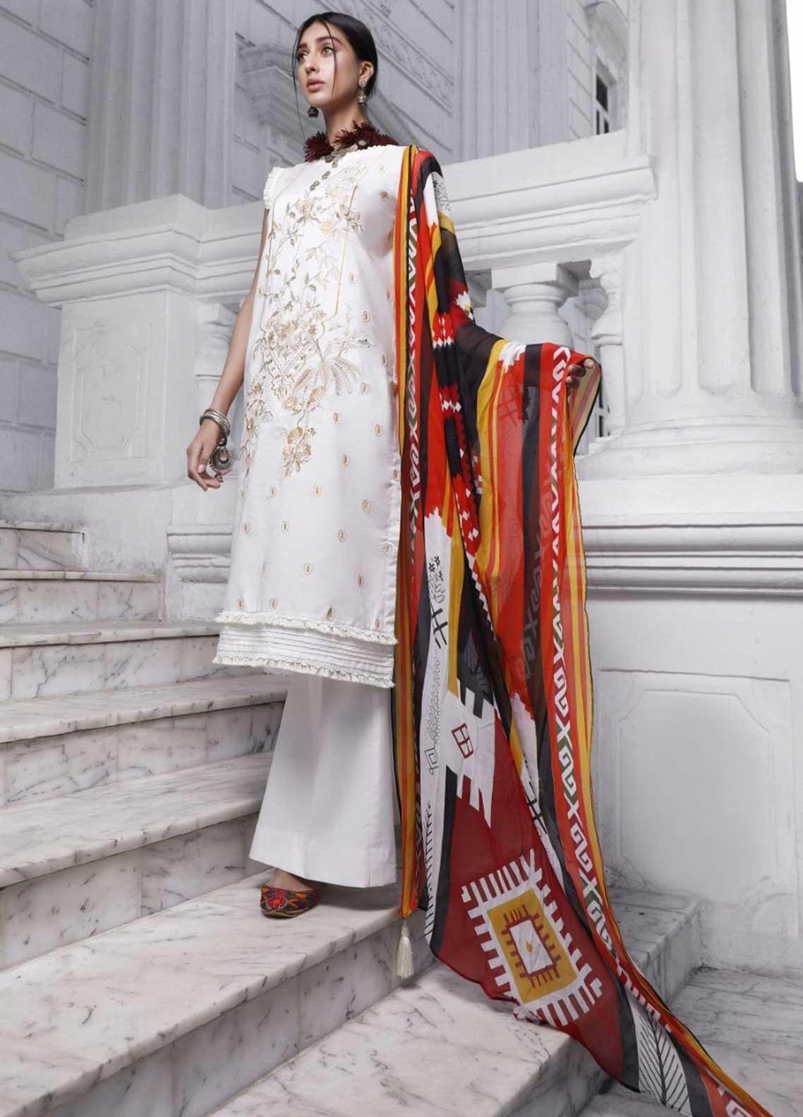 Ittehad Textiles Embroidered Lawn Suits Unstitched 3 Piece IT21EL ITE ...