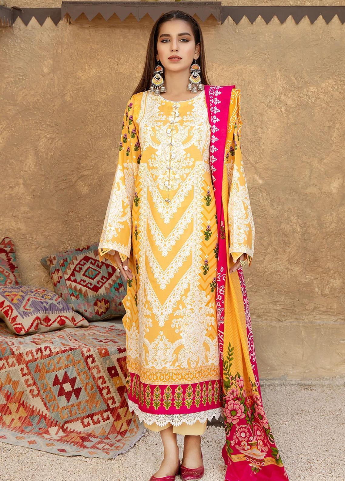 Ittehad Textiles Printed Lawn Suits Unstitched 3 Piece IT21SPS SGP ...