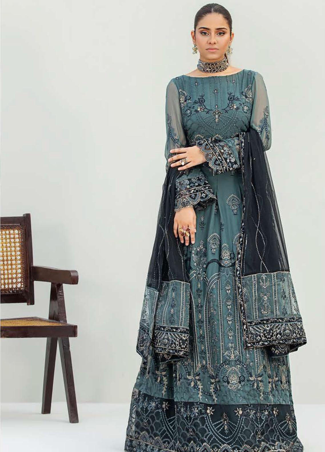Jasper Suiting Embroidered Chiffon Suits Unstitched 3 Piece JS23CC D-06 ...