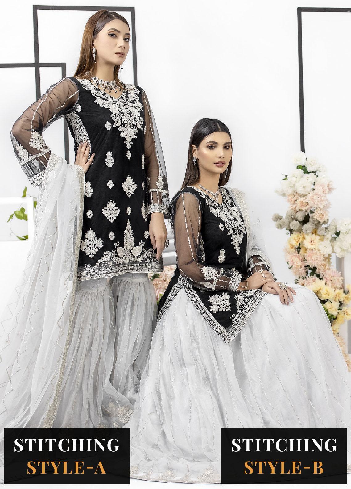 Jasper Suiting Embroidered Net Suits Unstitched 3 Piece JS23NTU 01 ...