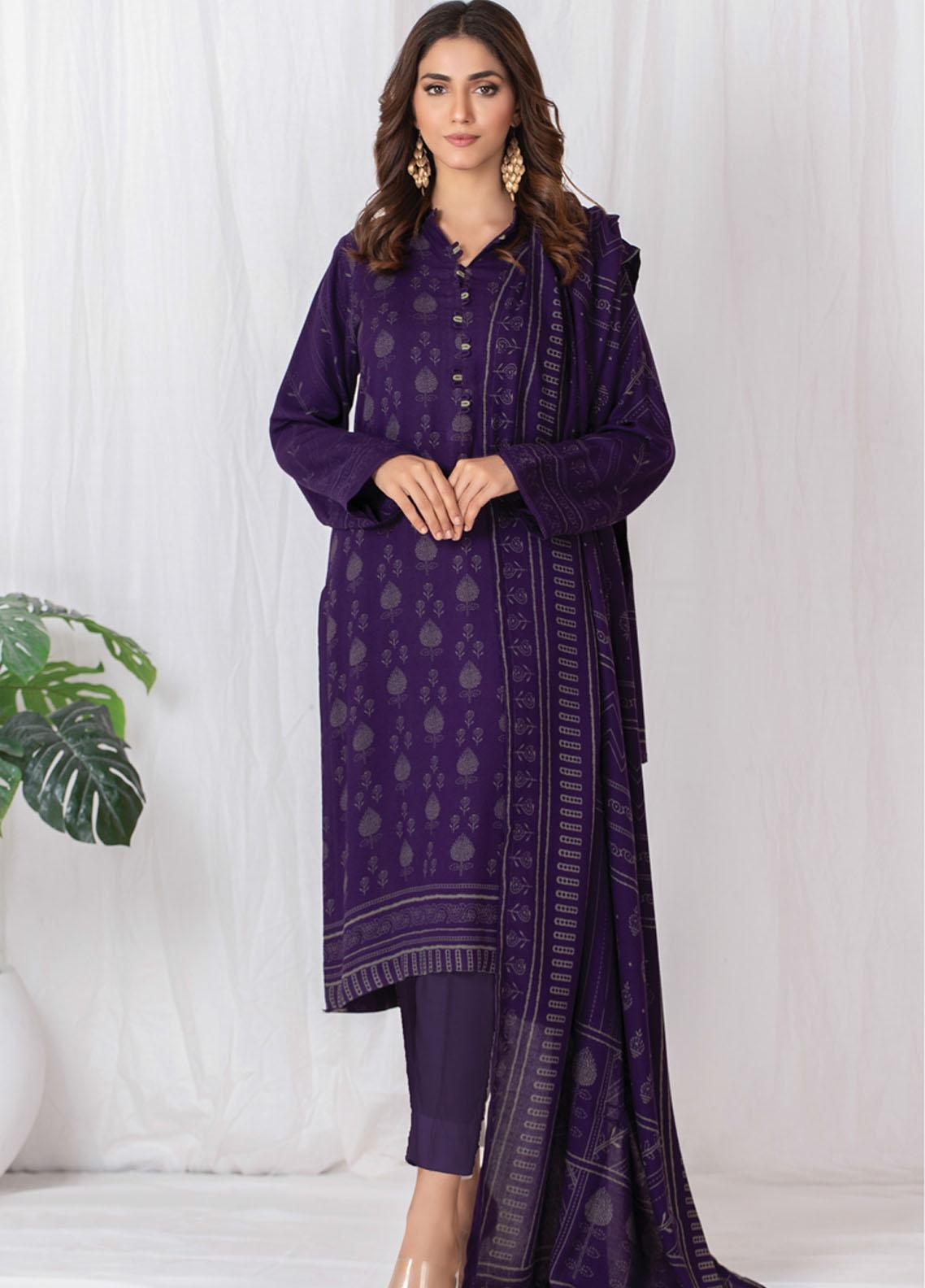 Lakhany Printed Cashmi Vool Suits Unstitched 3 Piece LSM21CV-2 CVC-1029 ...