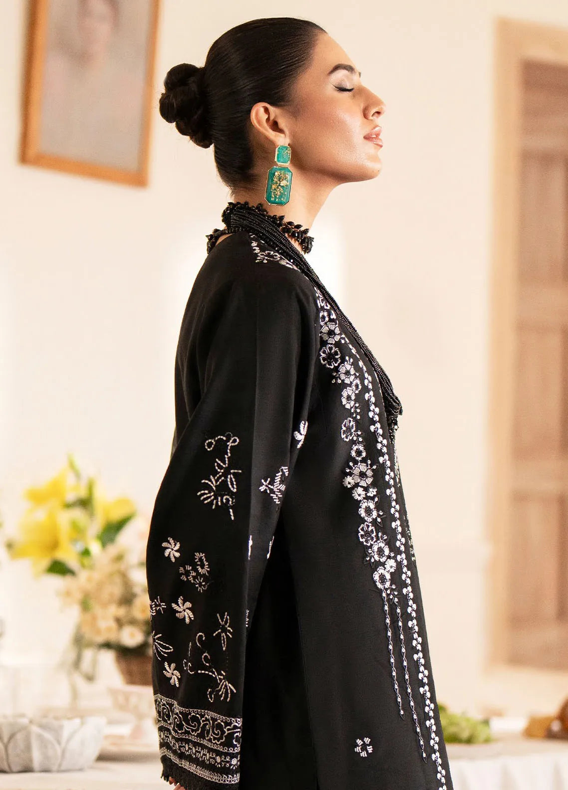 Lumiere By Saad Shaikh Embroidered Silk Suit Unstitched 3 Piece SSK24LF ...
