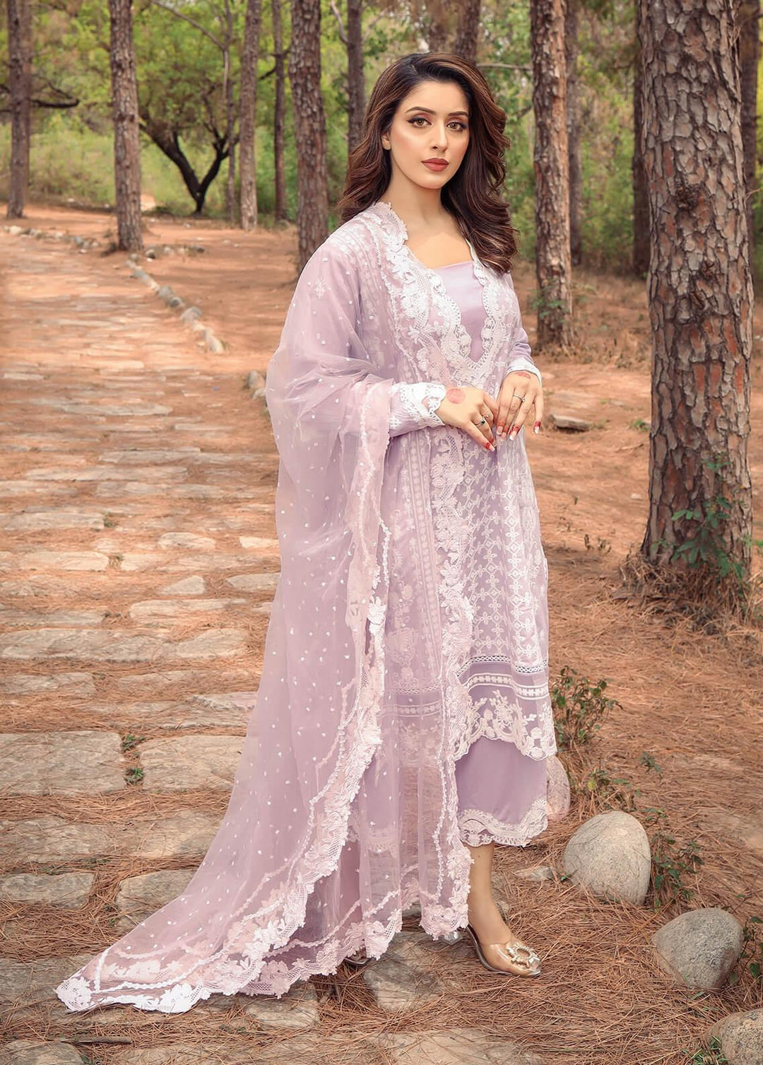 Lyla Embroidered Lawn Suits Unstitched 3 Piece LY23L D-06 - Summer ...