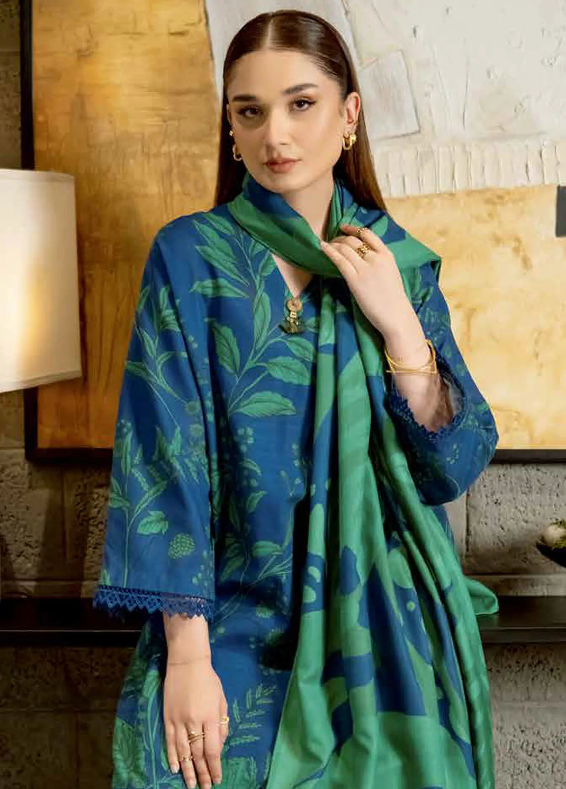M Basics by Maria B Suits Unstitched 3 Piece MB24MB D-01 B - Winter ...