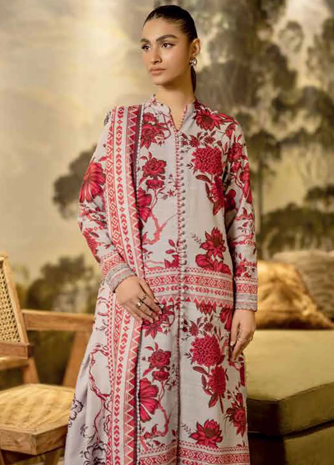 M Basics by Maria B Suits Unstitched 3 Piece MB24MB D-03 A - Winter ...