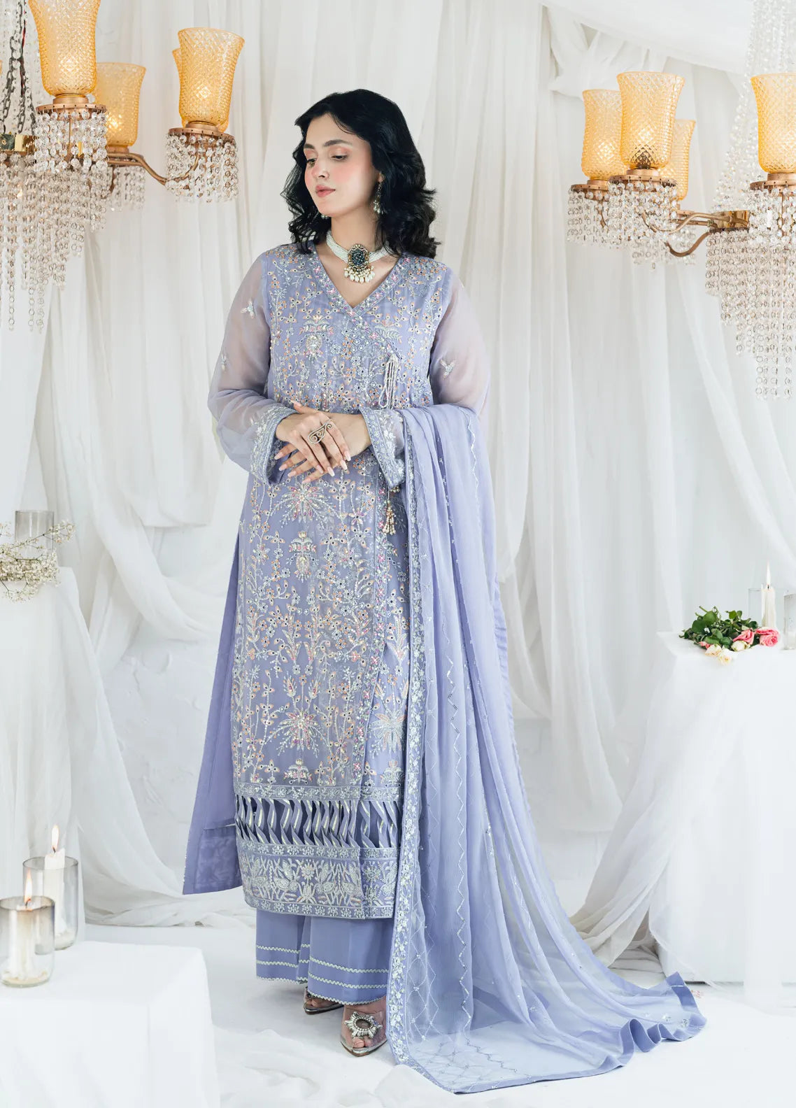 3 Piece Embroidered Unstitched Suits from Maahi by Shamooz Unstitched ...