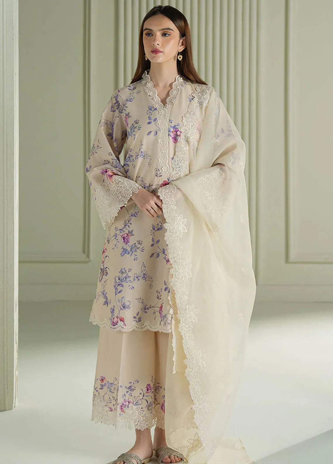 Mahiri by Cross Stitch Embroidered Lawn Suits Unstitched 3 Piece CS25ML ...