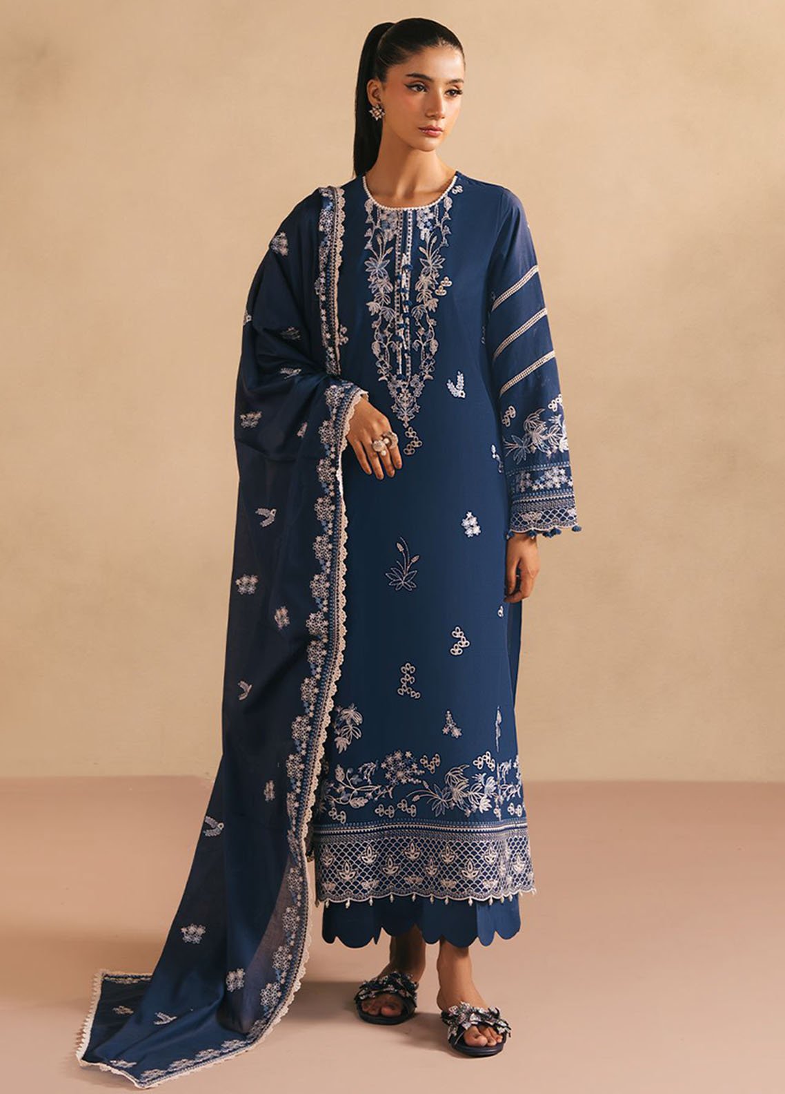 Mahiri by Cross Stitch Embroidered Lawn Suits Unstitched 3 Piece ...