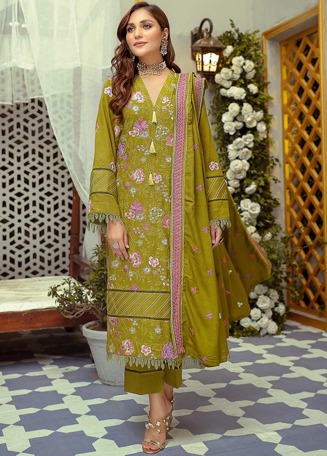 Mahpara By Mahnur Embroidered Karandi Suits Unstitched 3 Piece MN22M D ...