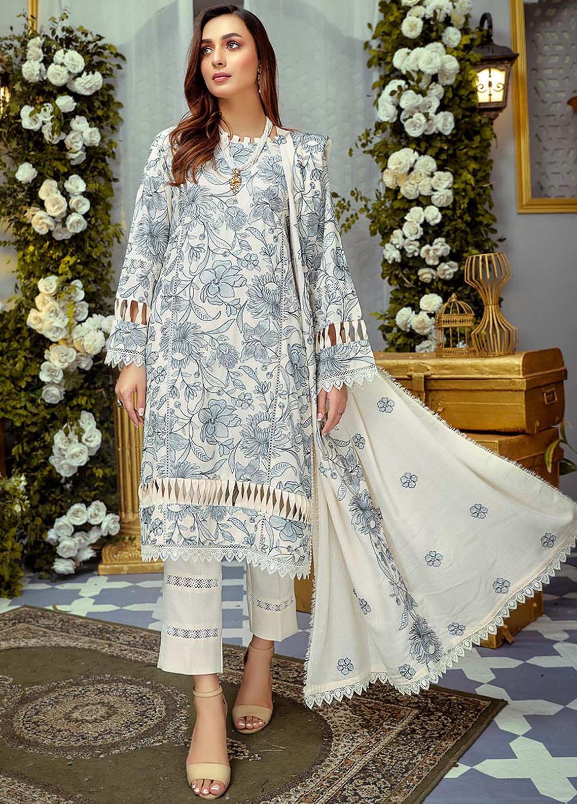 Mahpara By Mahnur Embroidered Karandi Suits Unstitched 3 Piece MN22M D ...