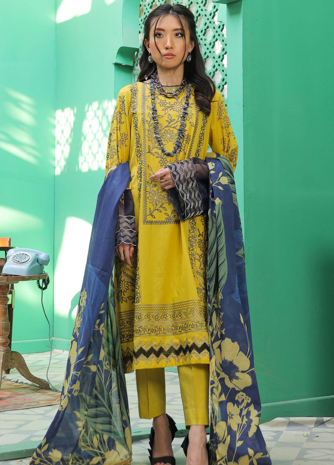 Meethi Si Eid by Kross Kulture Embroidered Lawn Suits Unstitched 3 ...