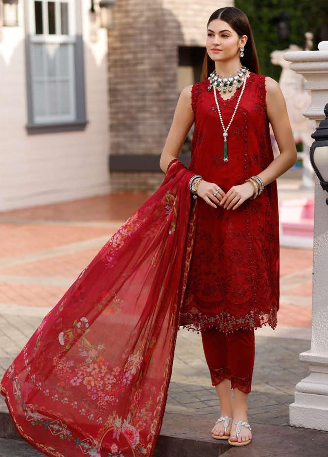 Noor By Saadia Asad Embroidered Lawn Suits Unstitched 3 Piece NSA23ESL ...