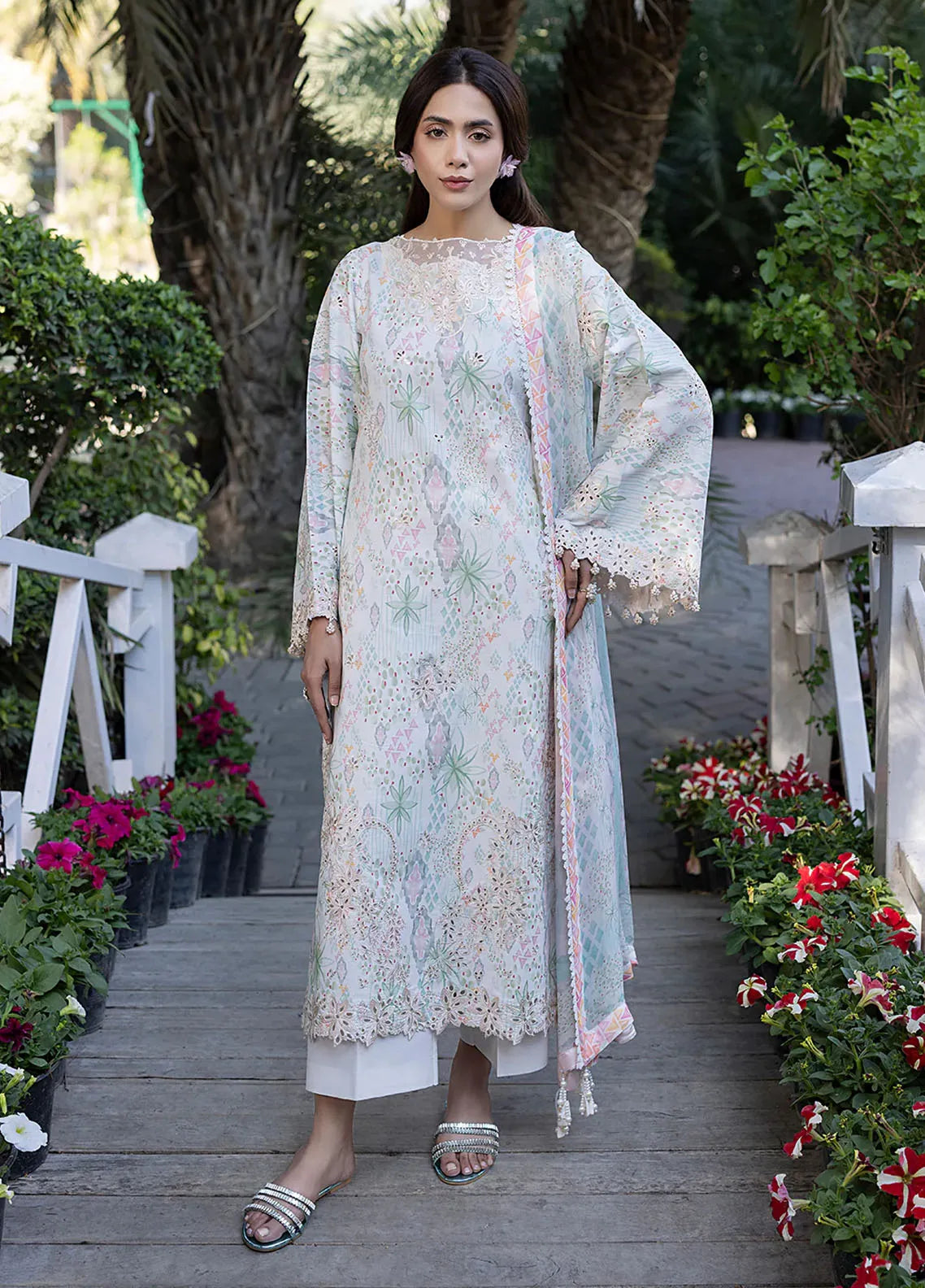 Oh Spring by Izel Embroidered Cotton Lawn Suits Unstitched 3 Piece Cleo ...
