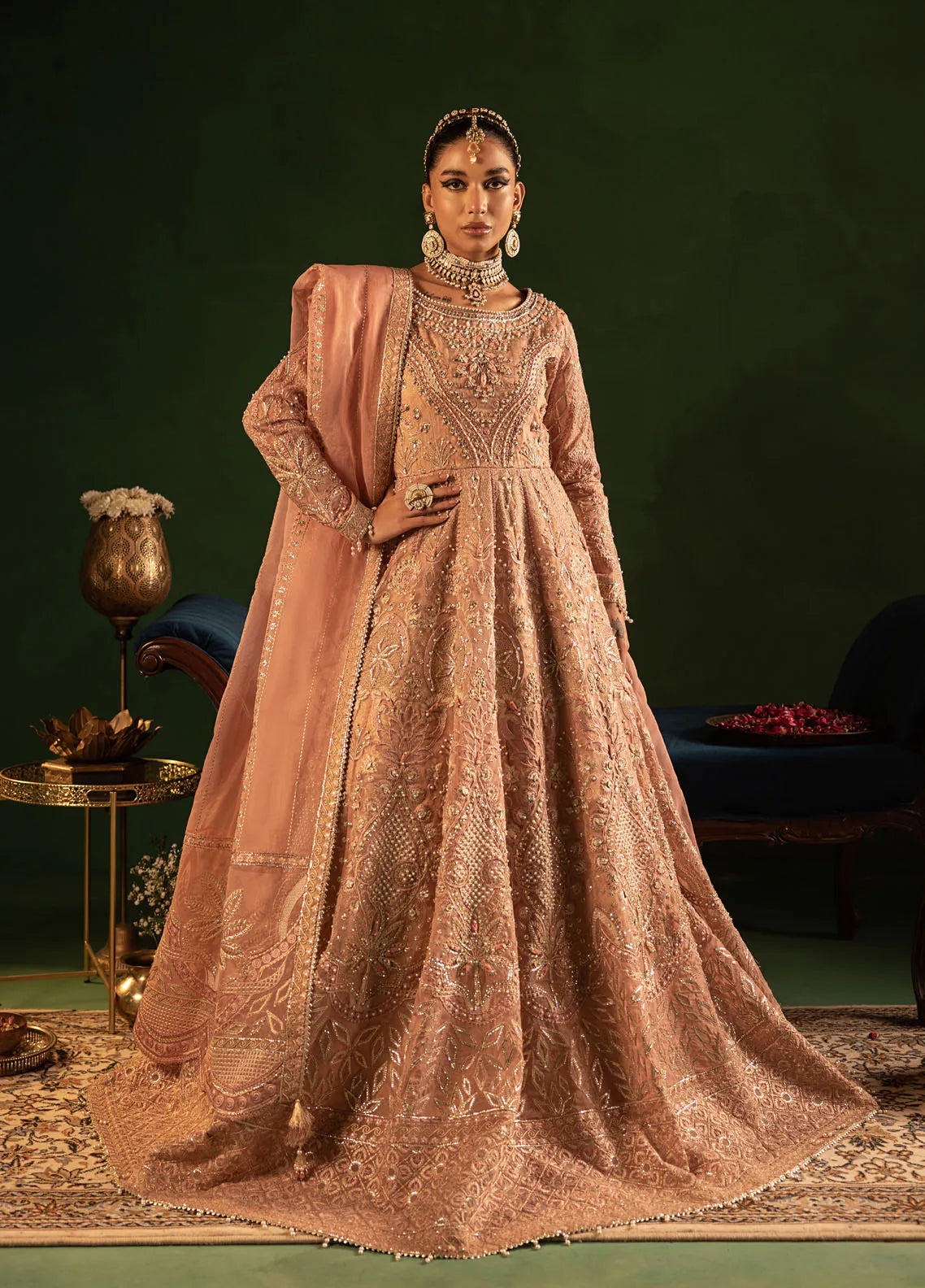 Onora by Diara Couture Embroidered Organza Suit Unstitched 4 Piece ...