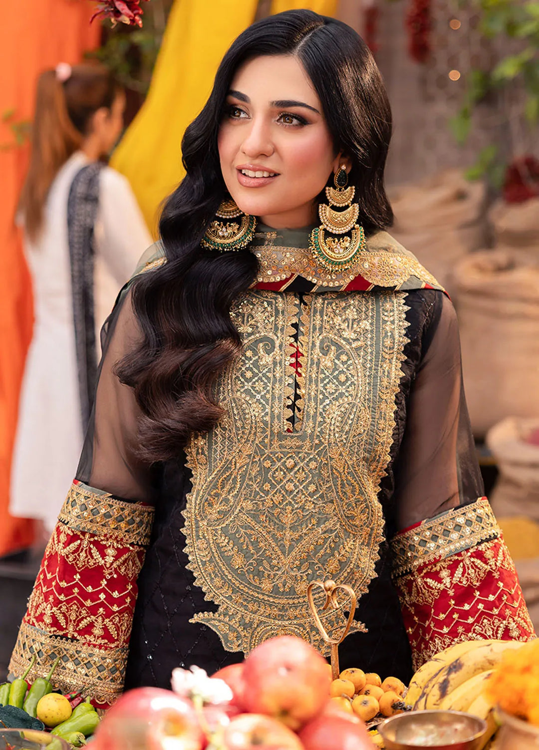 Pyaar Diyan Gallan By Asim Jofa Embroidered Organza Suit Unstitched 3 ...