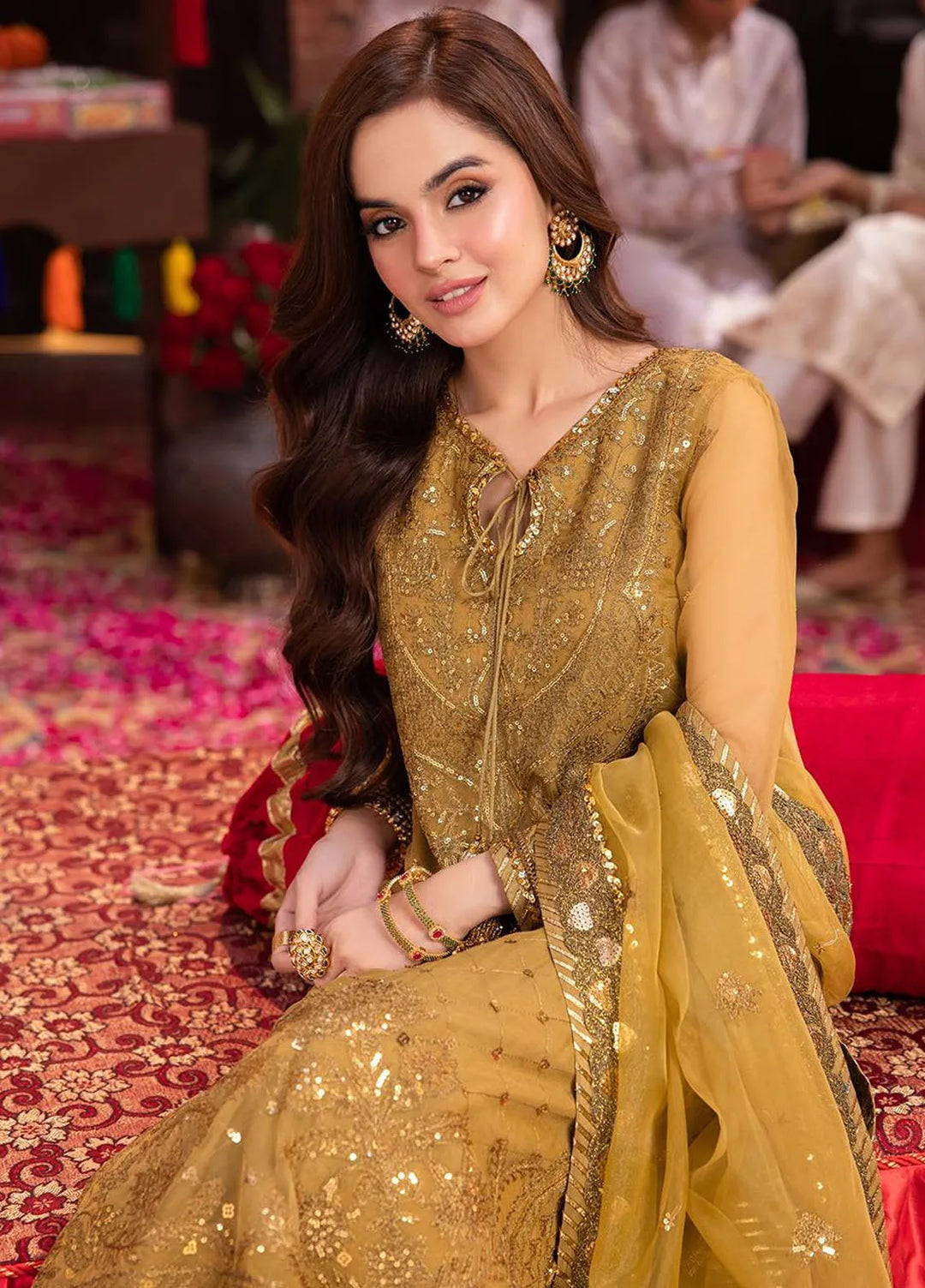 Pyaar Diyan Gallan By Asim Jofa Embroidered Organza Suit Unstitched 3 ...