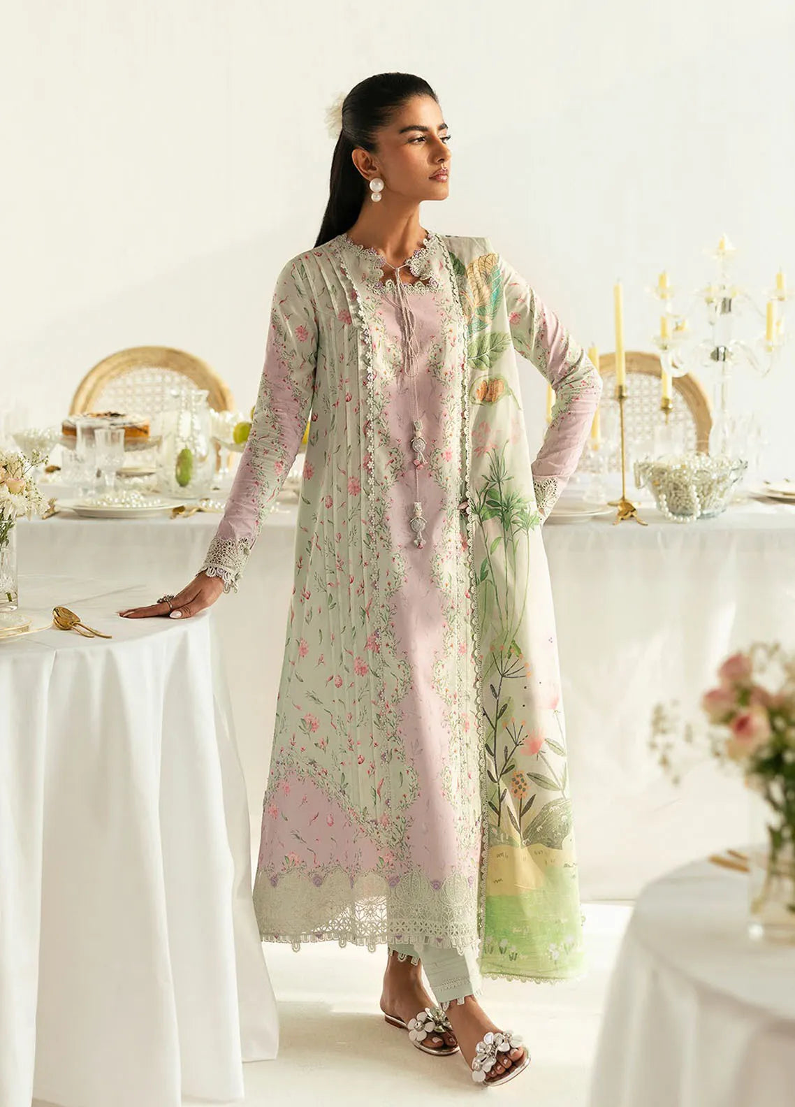Qalamkar Printed Lawn Suits Unstitched 3 Piece QLM25UL Lira PQ-7A ...