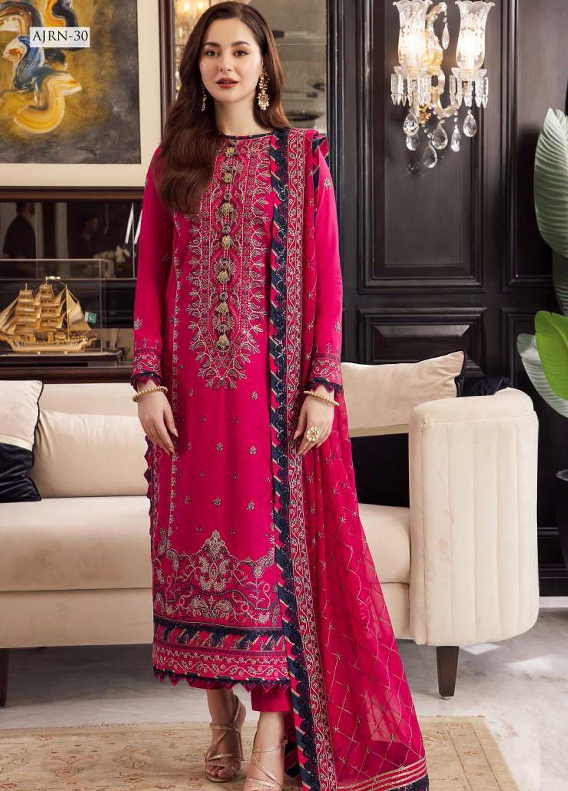 Rang-E-Noor By Asim Jofa Embroidered Suits Unstitched 3 Piece AJ23RGN ...