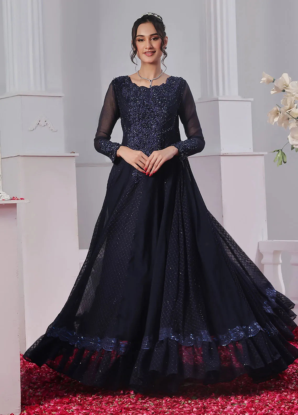 Rehan N Muzammil Pret Embroidered Khaadi Net 2 Piece Suit Esma ...